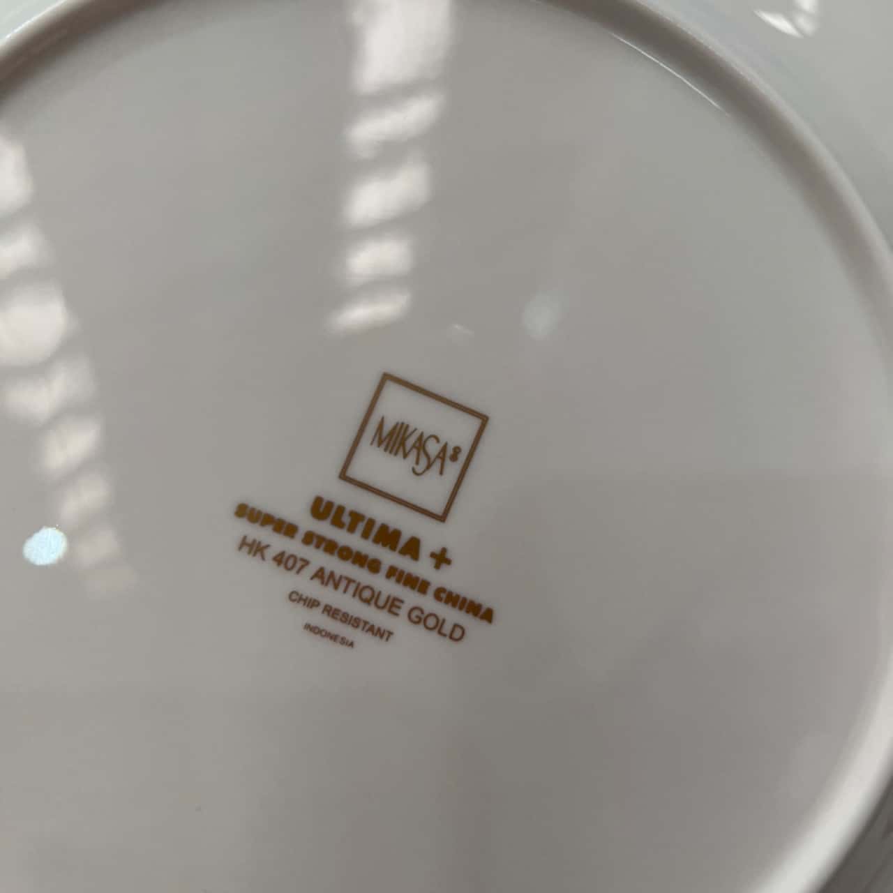 Mikasa Ultima + Super Strong Fine China HK407 Antique Gold Dinnerware ...