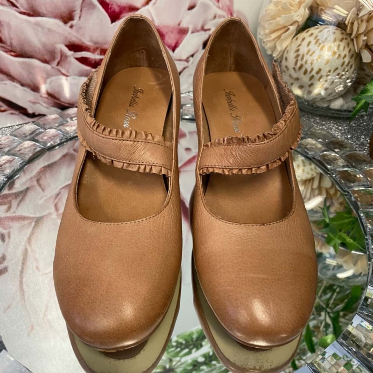 Isabella Rossi Women’s Size 39 Brown Harve Design (s)