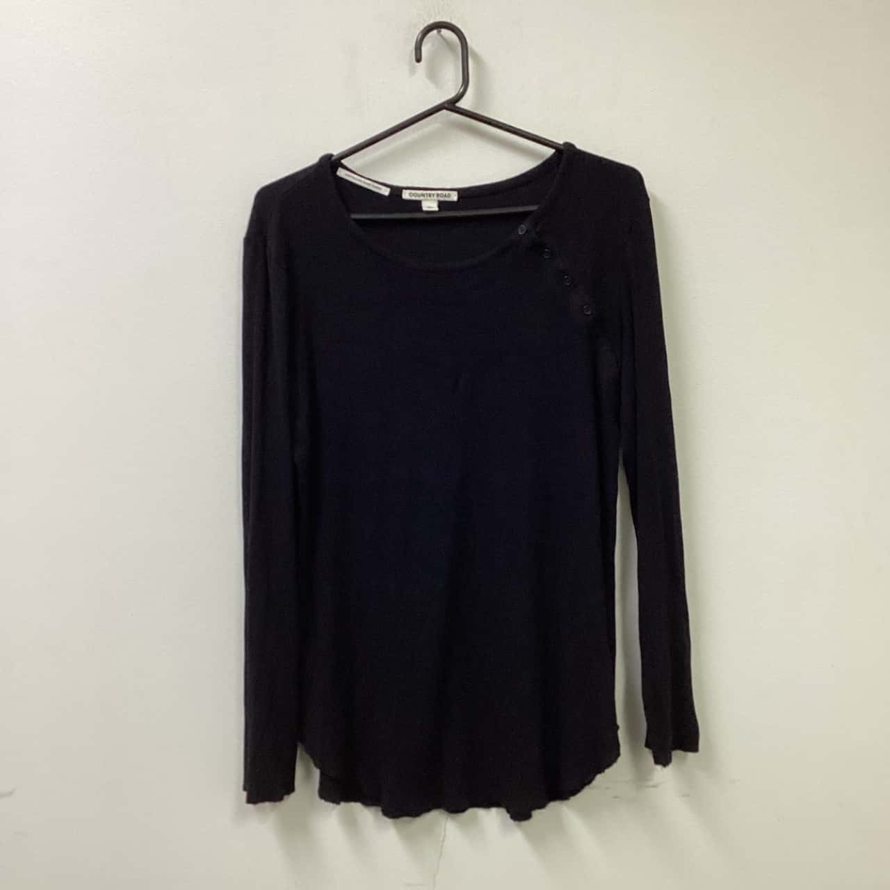 Country Road Womens Size XL Long Sleeve Black (s)