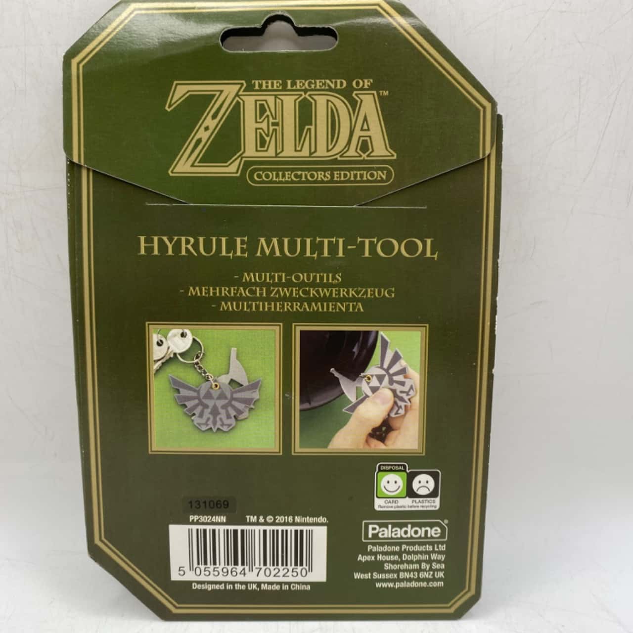 BNIB The Legend Of Zelda Collectors Edition - Hyrule Multi-Tool Keyring ...