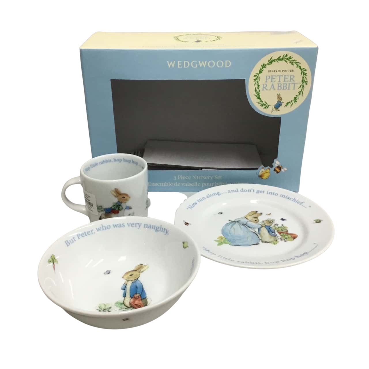 Peter Rabbit / Wedgewood 3 Piece Nursery Set(s)