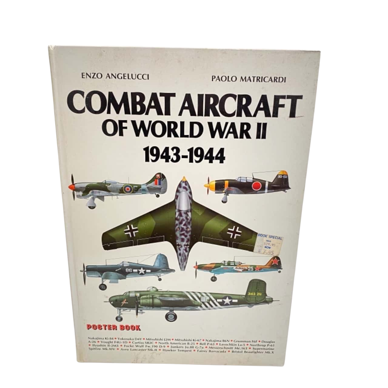 Combat Aircraft Book World War II 1943 -1944 Hardcover Book (s)