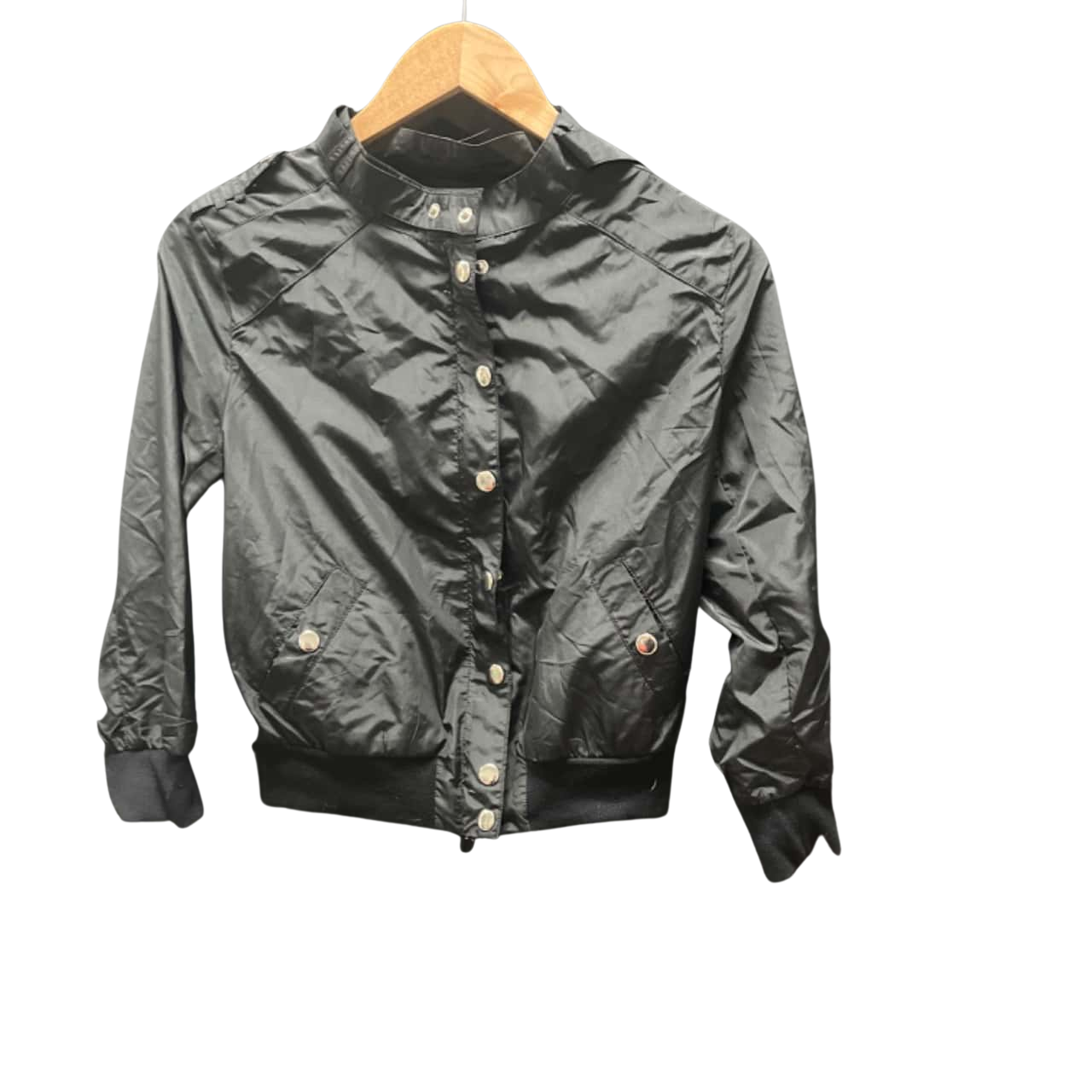 Dangerfield Womens bomber button up jacket
