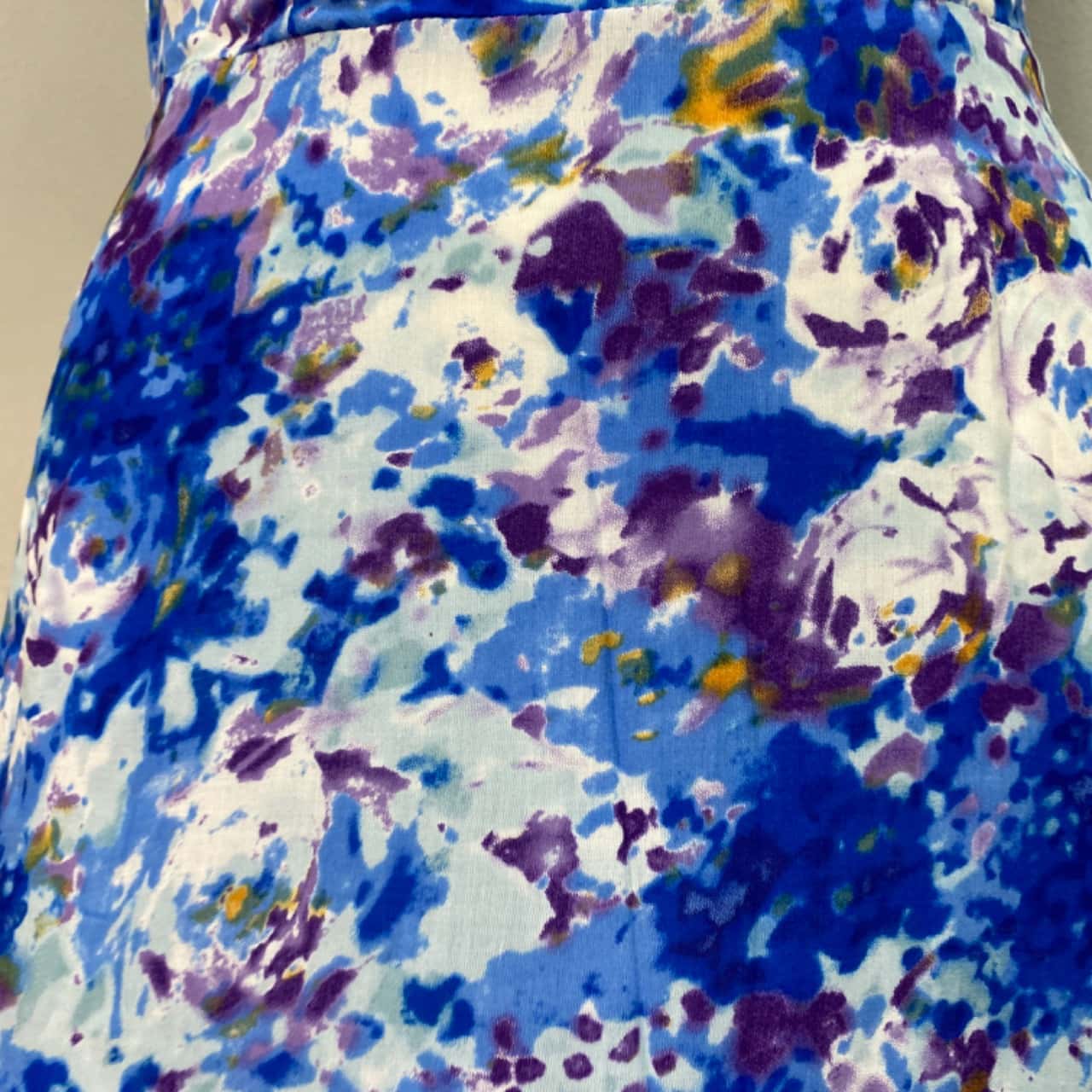 First Station Size 8 Floral Dress Blue