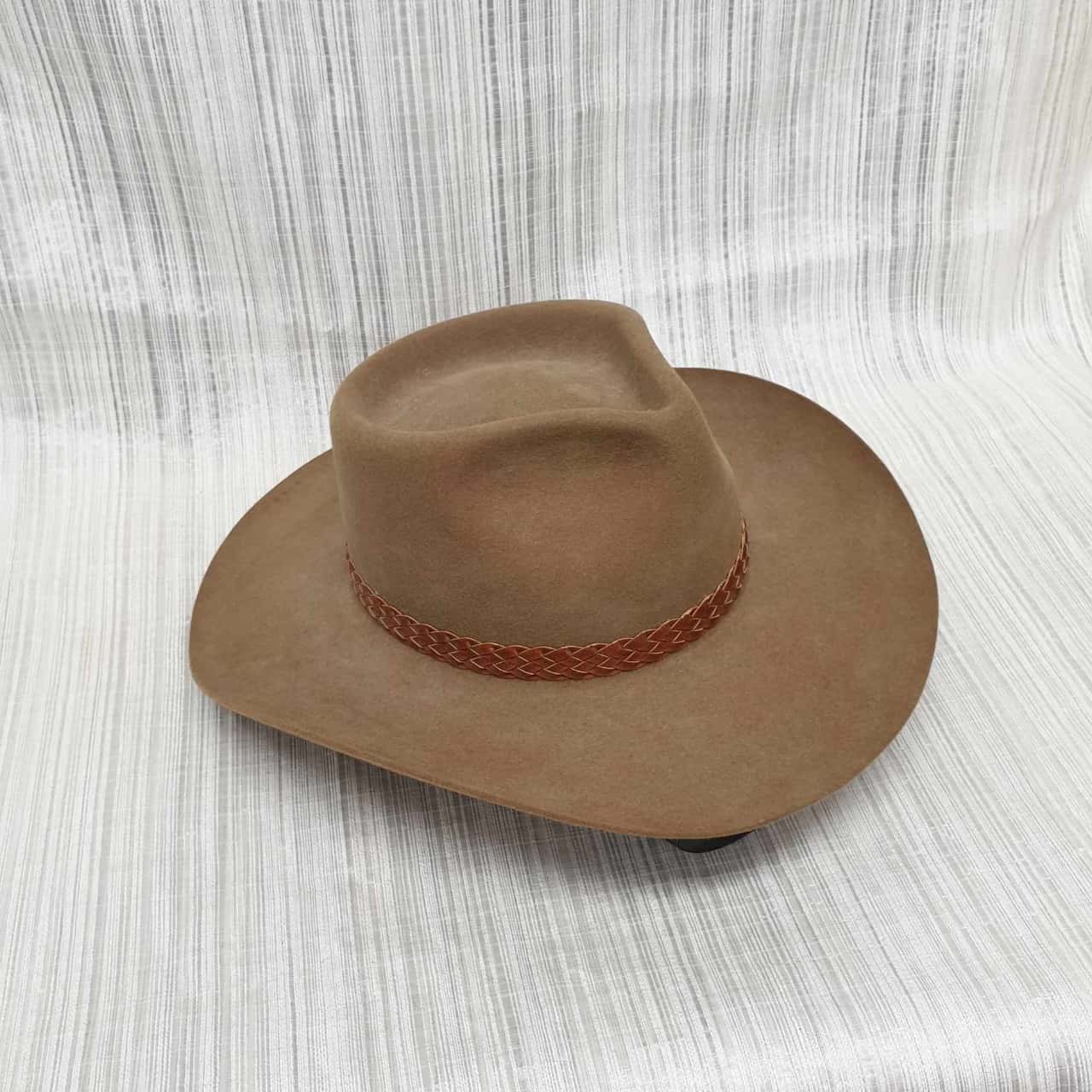 Akubra Snowy River /Made in Australia /Imperial Quality /Brown Pure Fur ...
