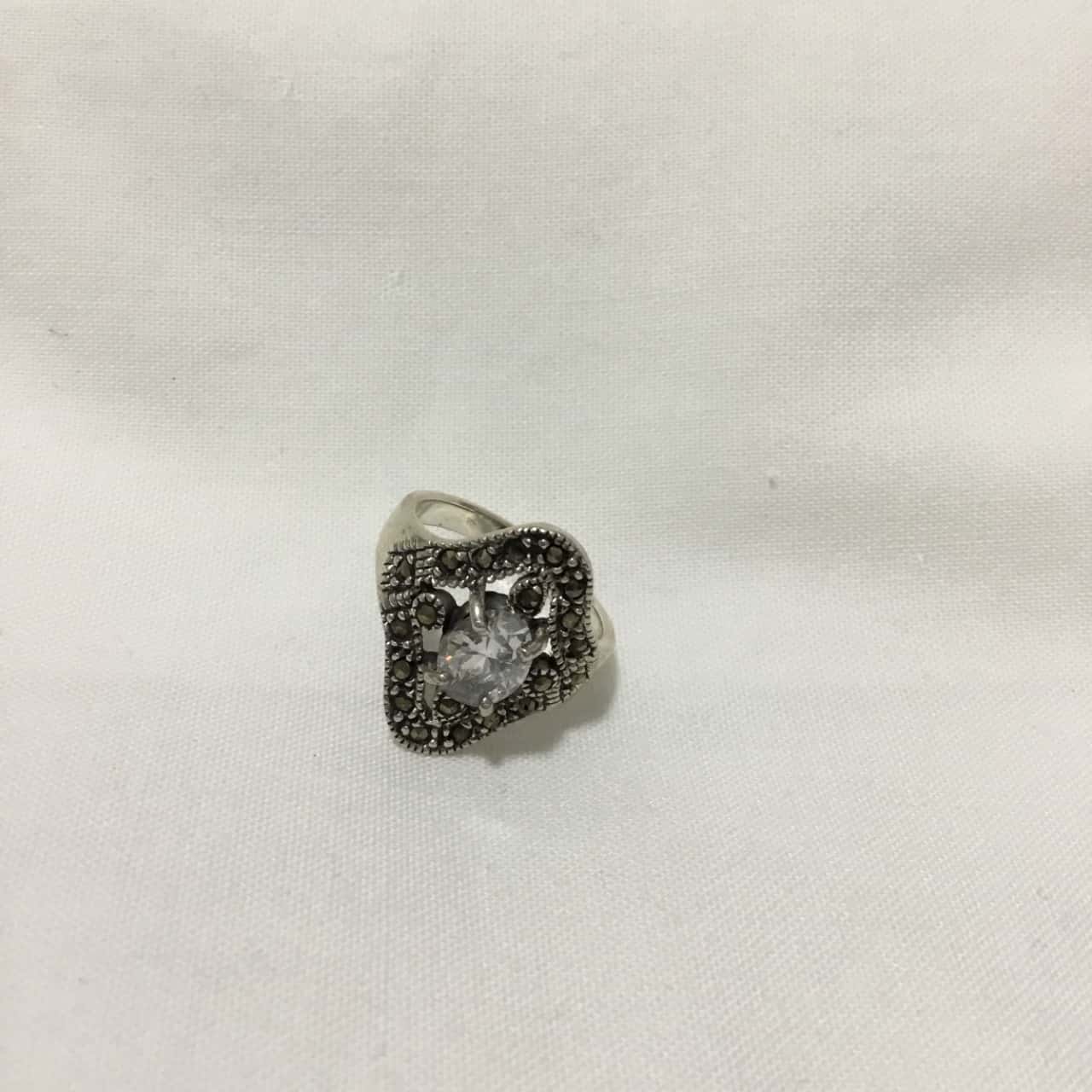 Cubic Zirconia Sterling Silver 925 Rings