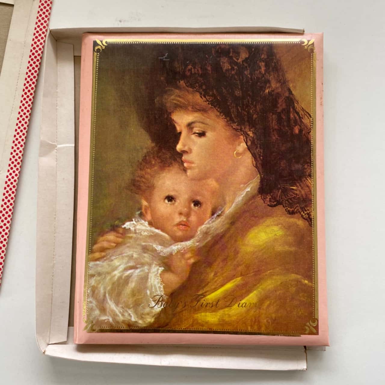 Vintage Baby`s First Diary The First Five Years Hard Cover