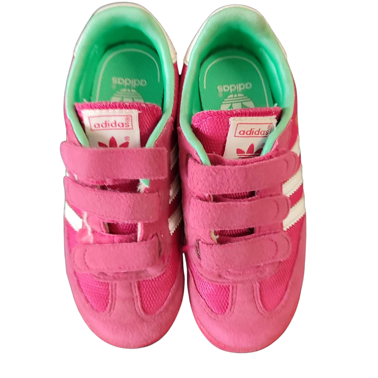 ADIDAS Size US 13 Pink / White Joggers(s)