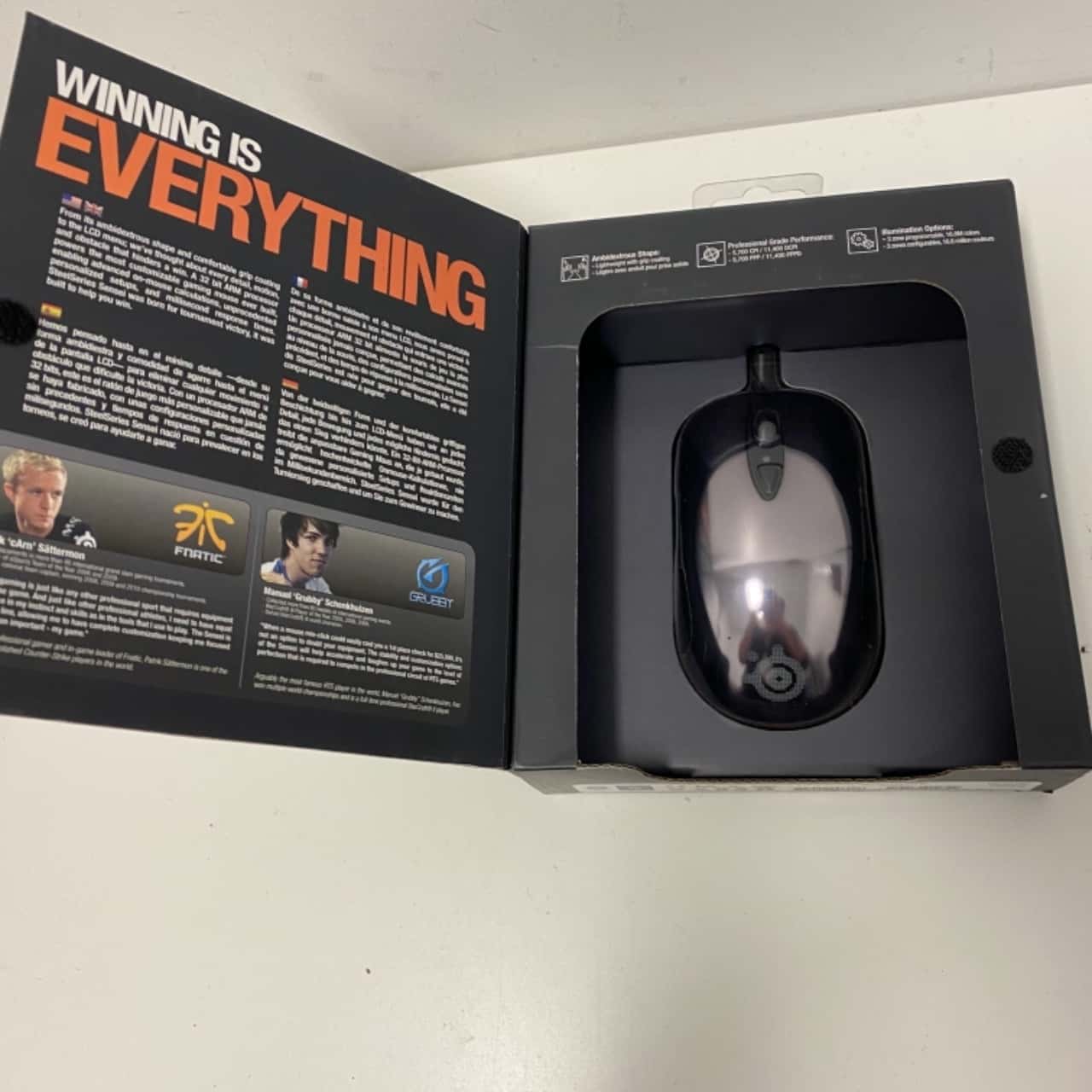 Steel Series Sensei Pro Grade Laser Mouse