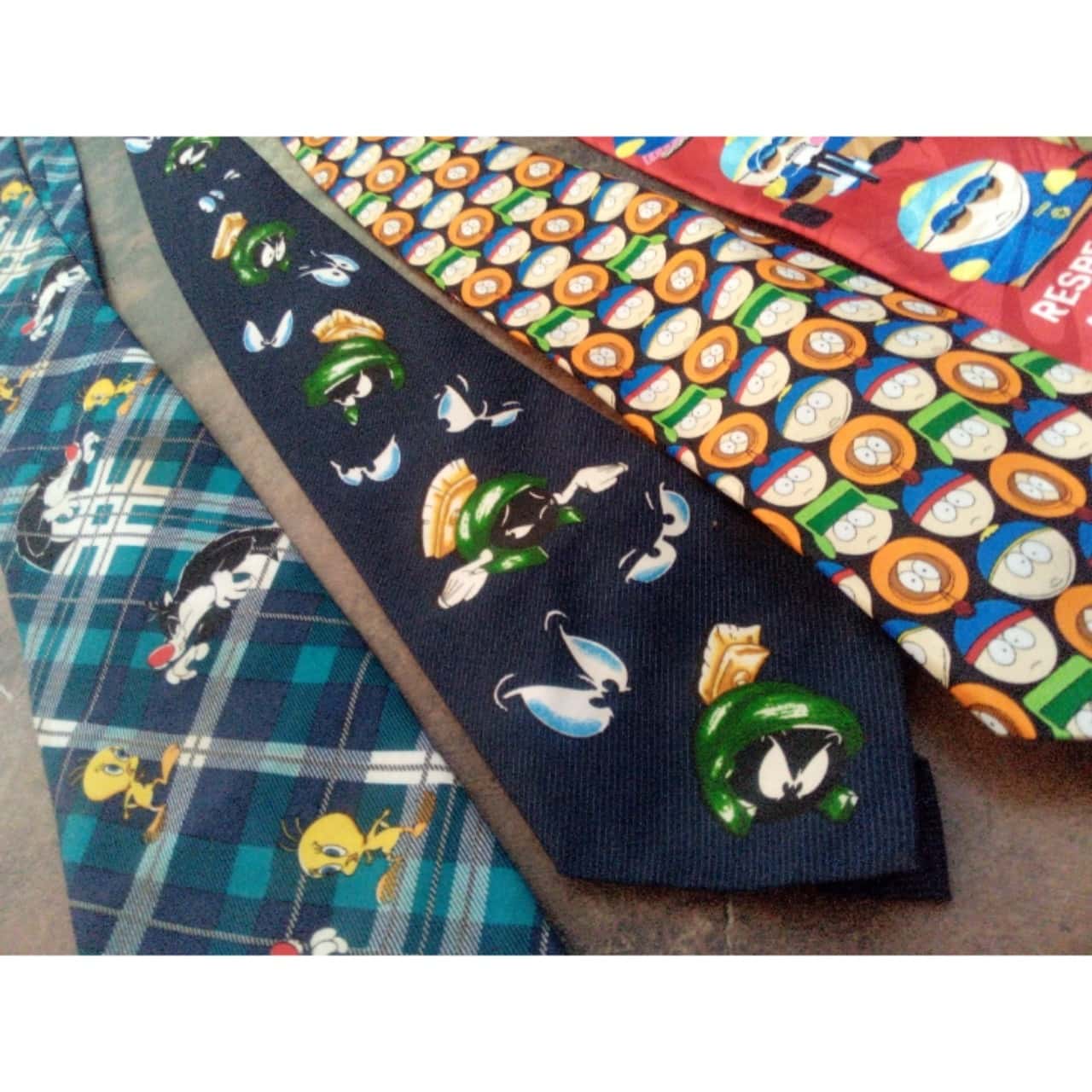 Tweety, Marvin The Martian, South Park Tie Bundle(s)