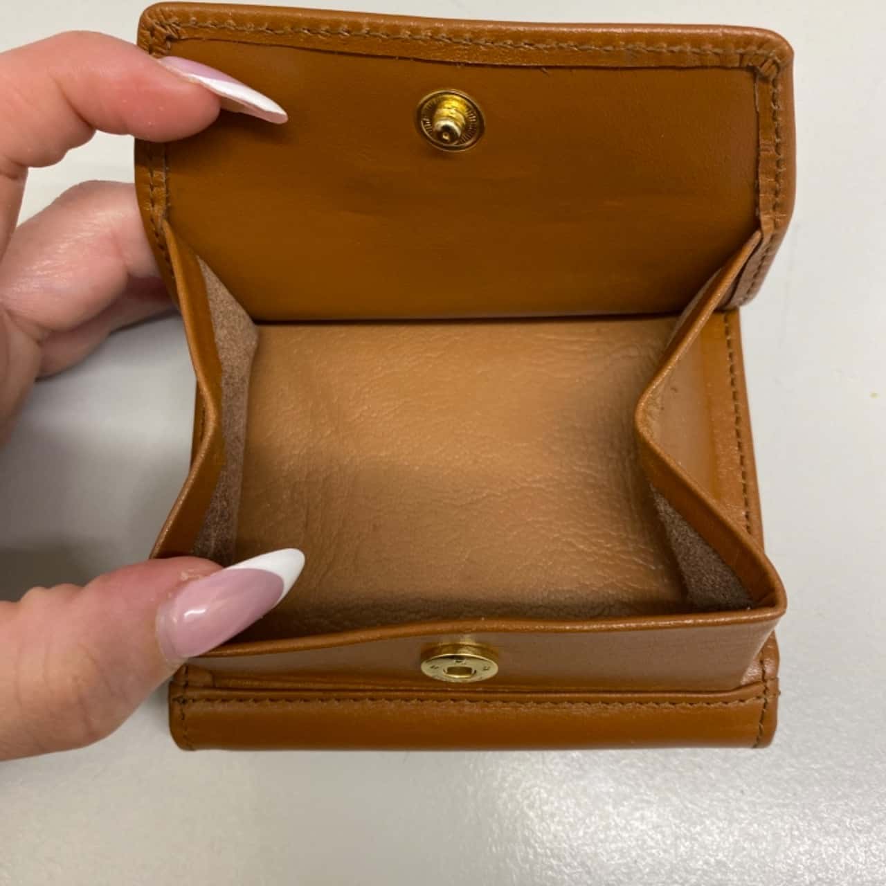 Louis cardini purse with coin tray (s)