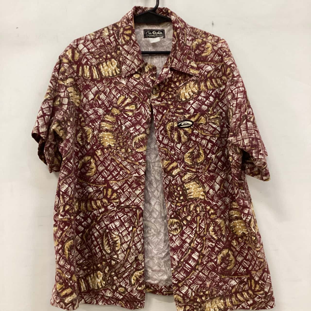 Quicksilver Mens Shirt Size L(s)
