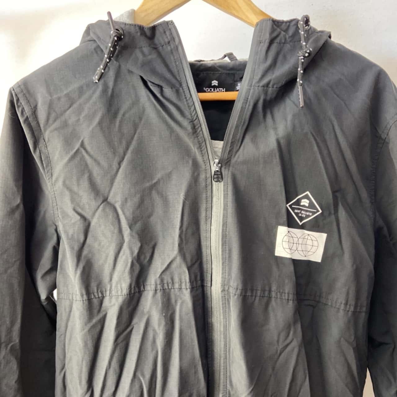 St Goliath Mens Size M Bomber Black (s)