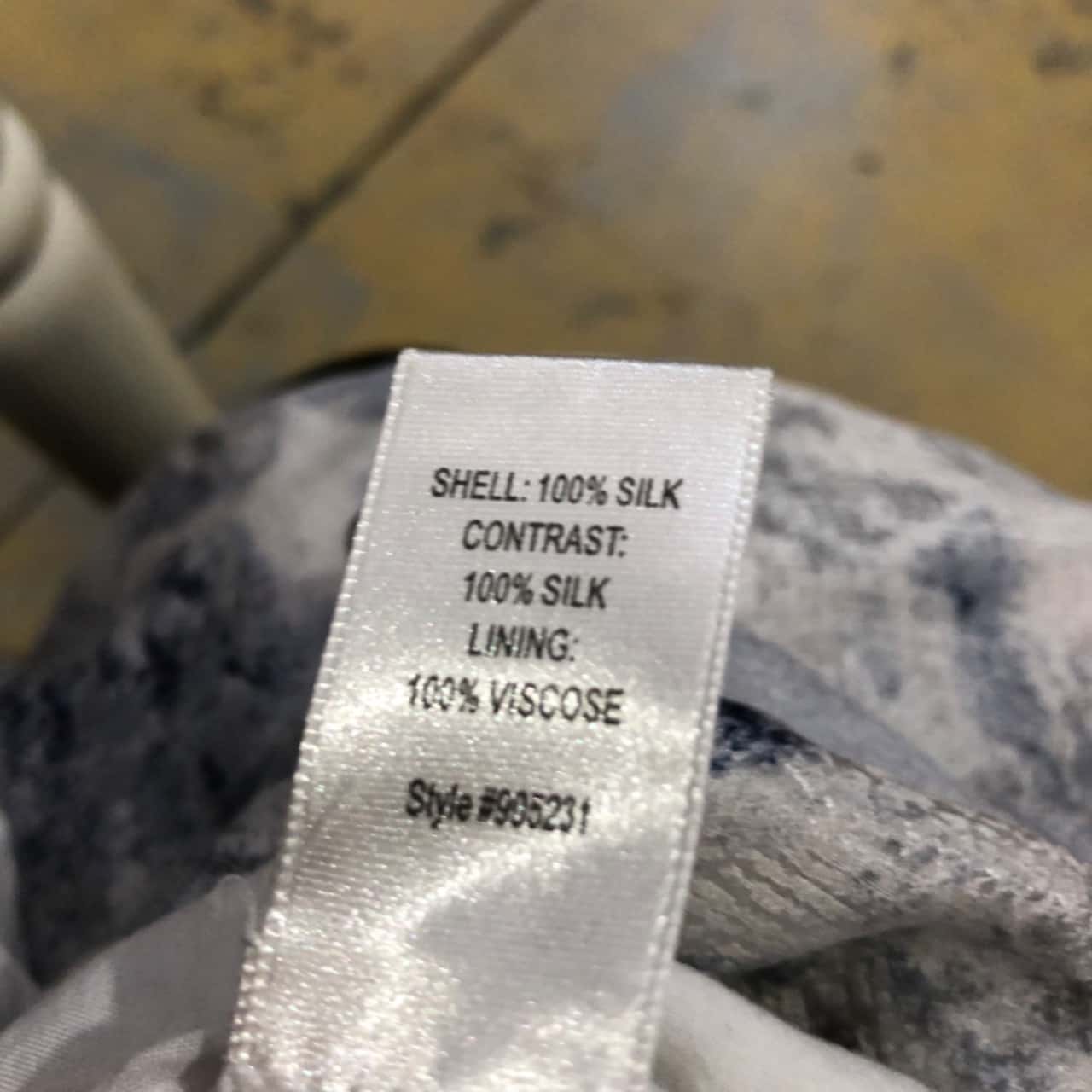 Witchery Size 10 Silk Skirt Blue Hues (s)