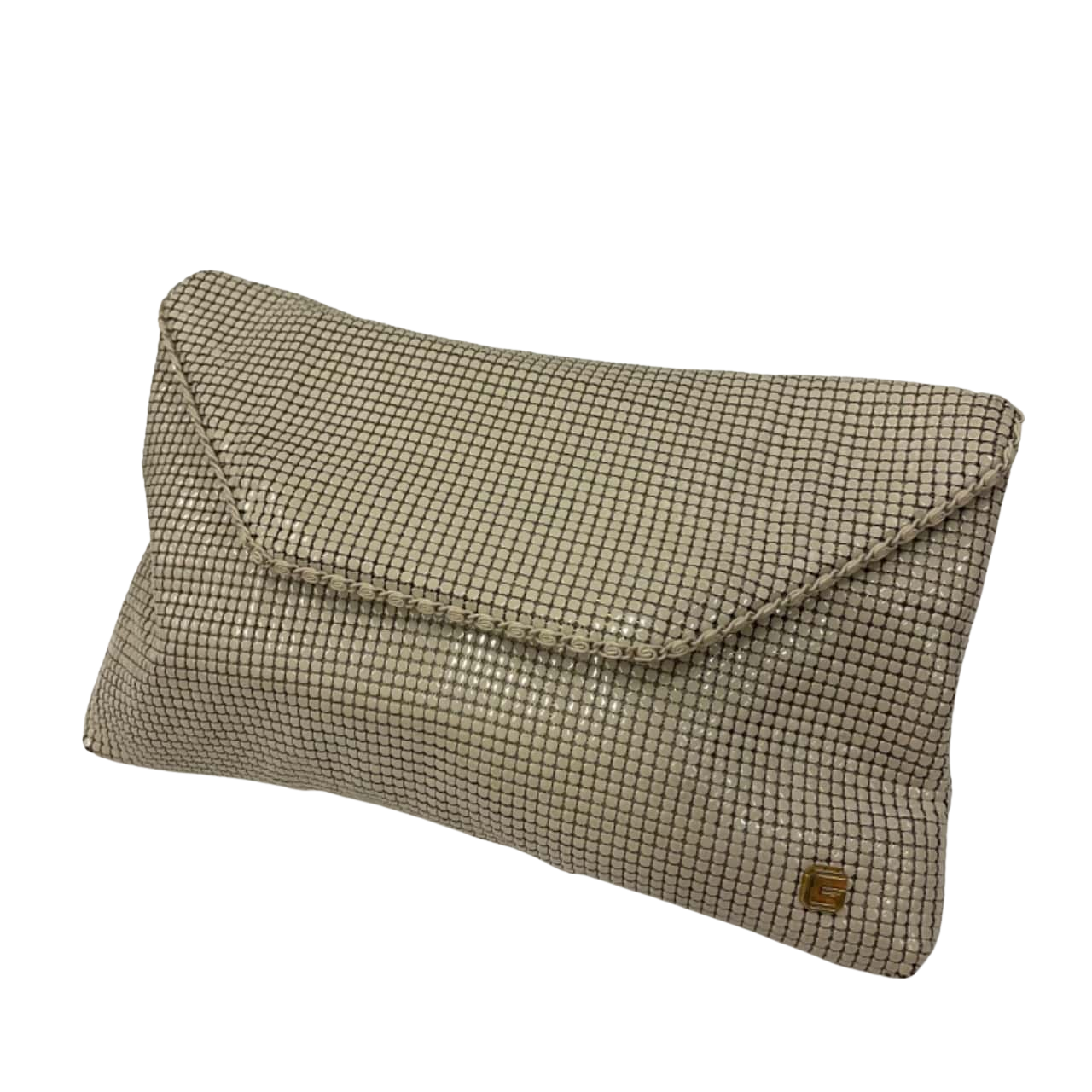 Glomesh Womens Clutch in Cream (s)