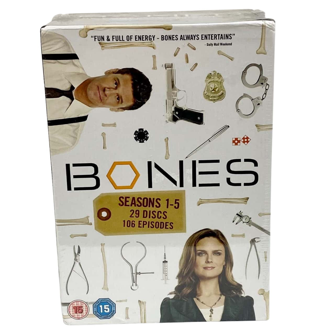 Bones Seasons 1-5 106 Episodes 29 DVDs