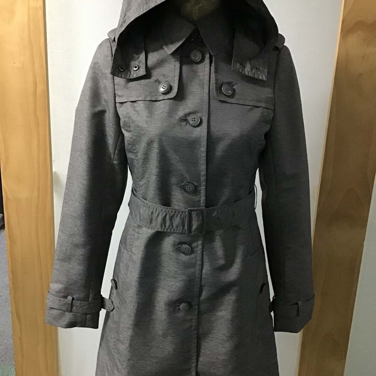 Witchery Womens Size 8 Grey Trench Coat (s) - New With Tags | Salvos Stores