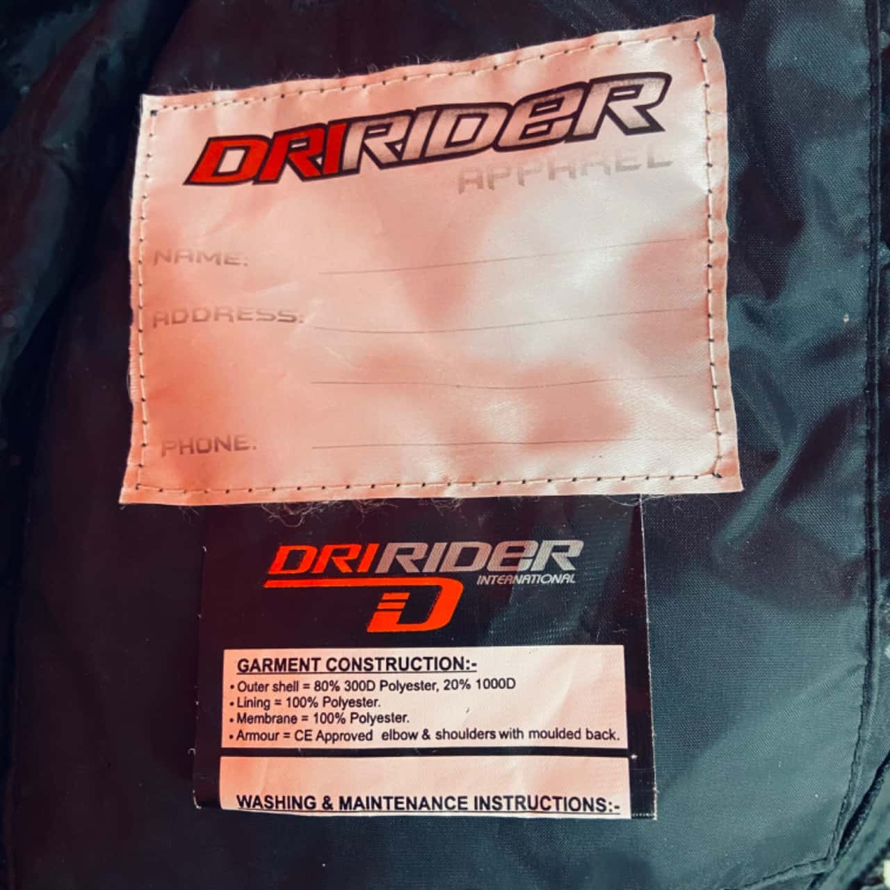 Dri Rider Kids Black / Yellow With Armour Riding Jacket(s)