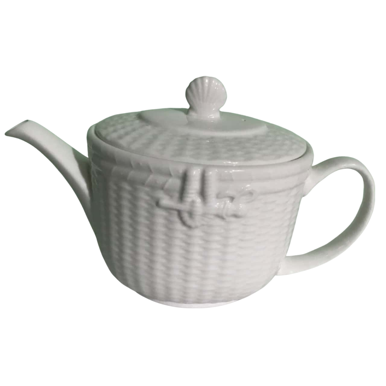 NWOT Wedgwood Nantucket Basket White 1L Teapot
