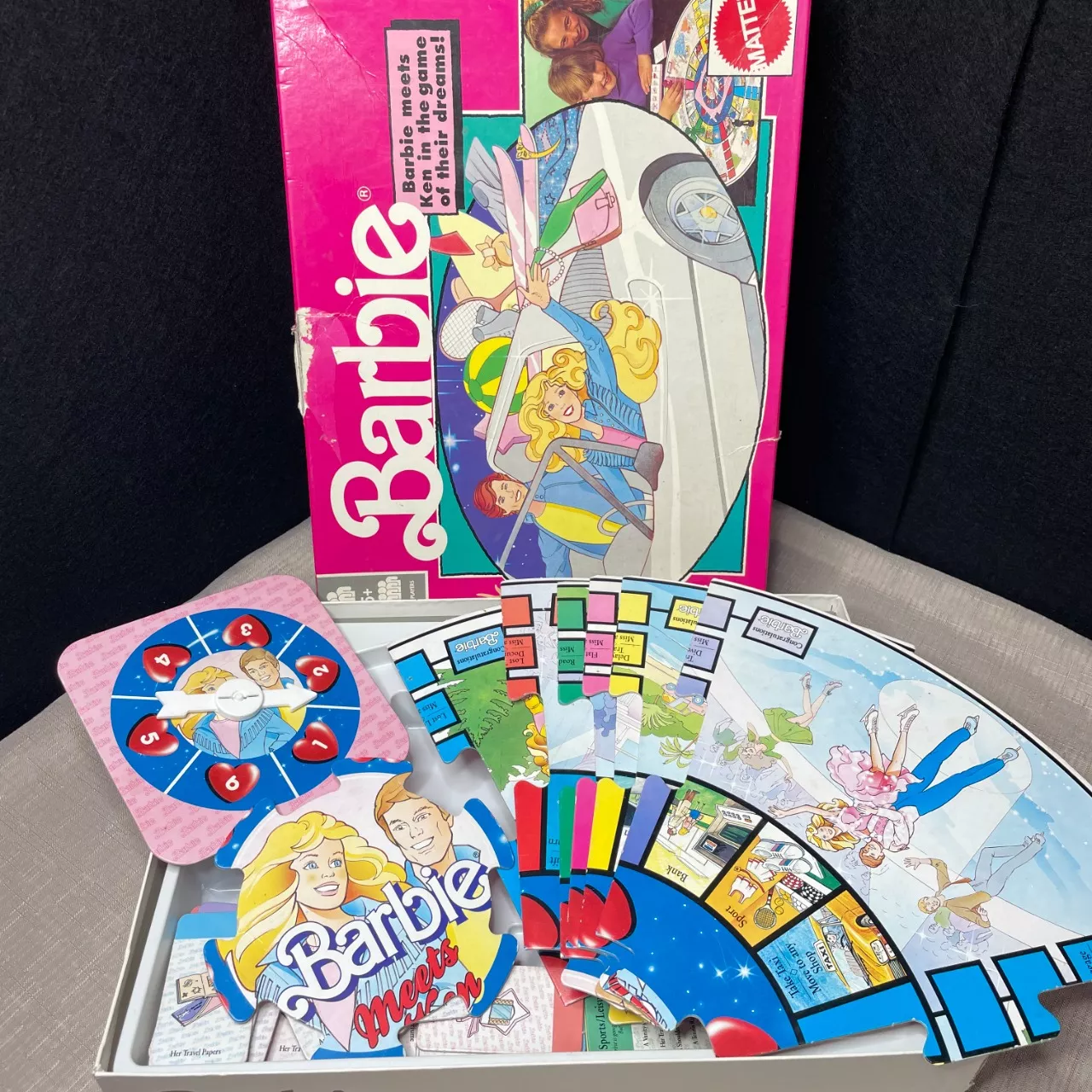 Vintage Mattel - Barbie Meets Ken in The Game of Their Dreams - 1990 ...