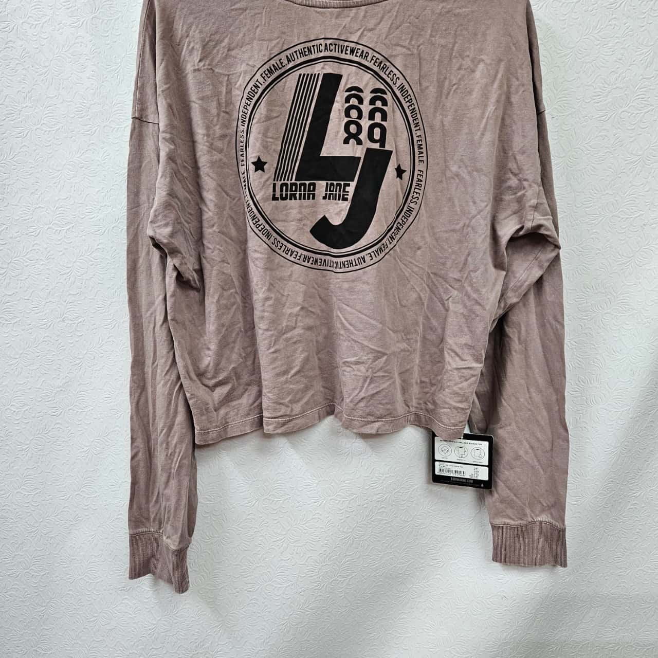 Lorna Jane Womens Size M Long Sleeve Brown (s)