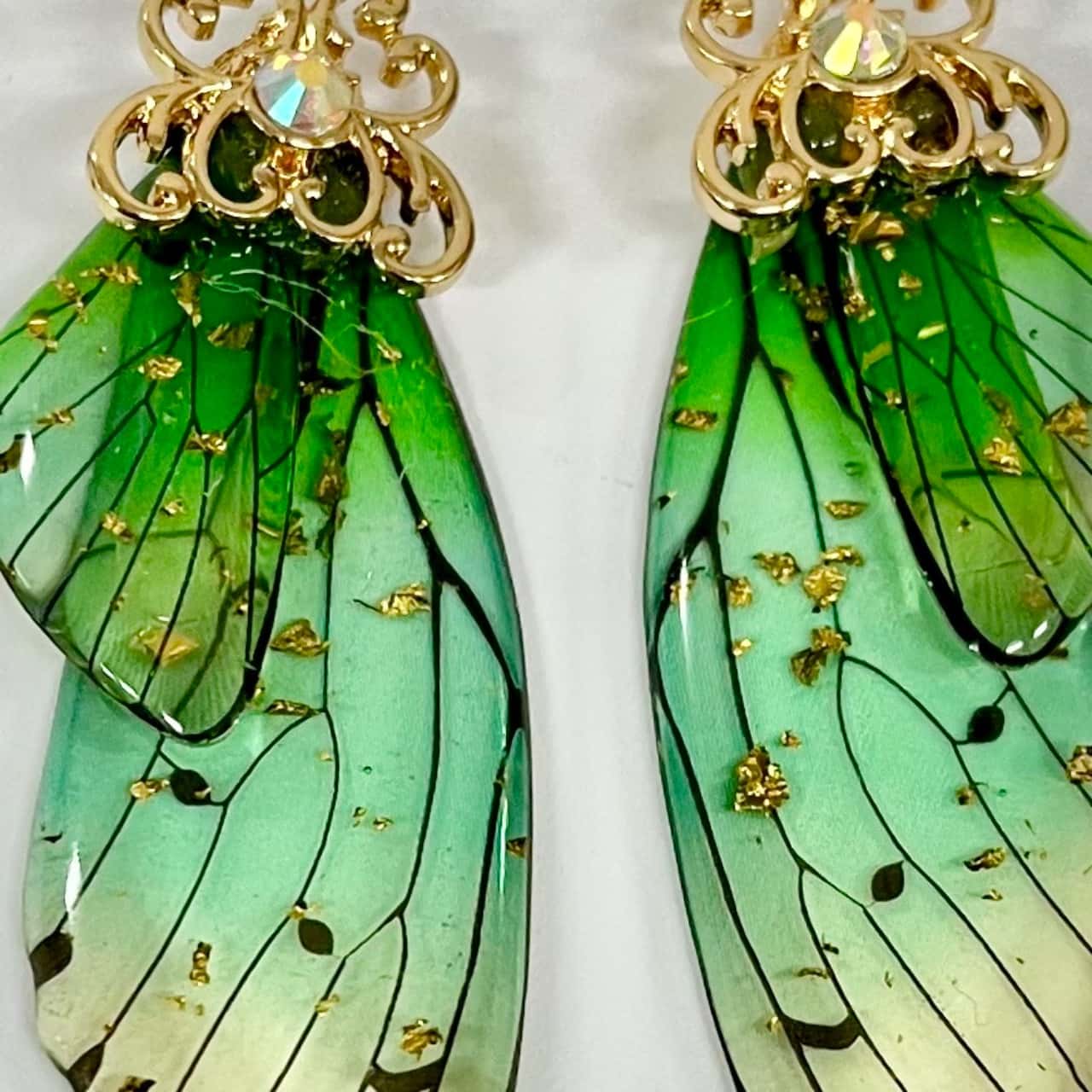 Dragonfly wing earrings- just beautiful(s)