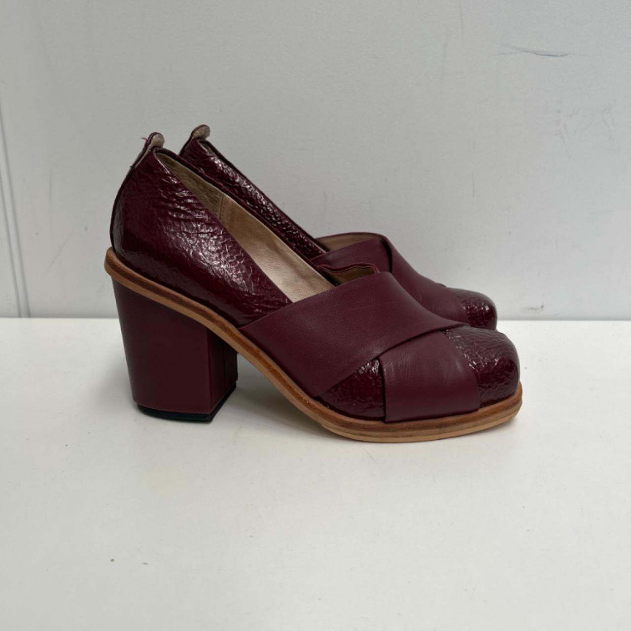 Gorman Burgundy Block heel Size 38