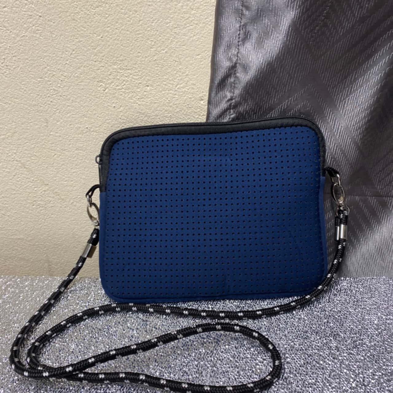 PRENE Women's Navy Blue Handbag (s)