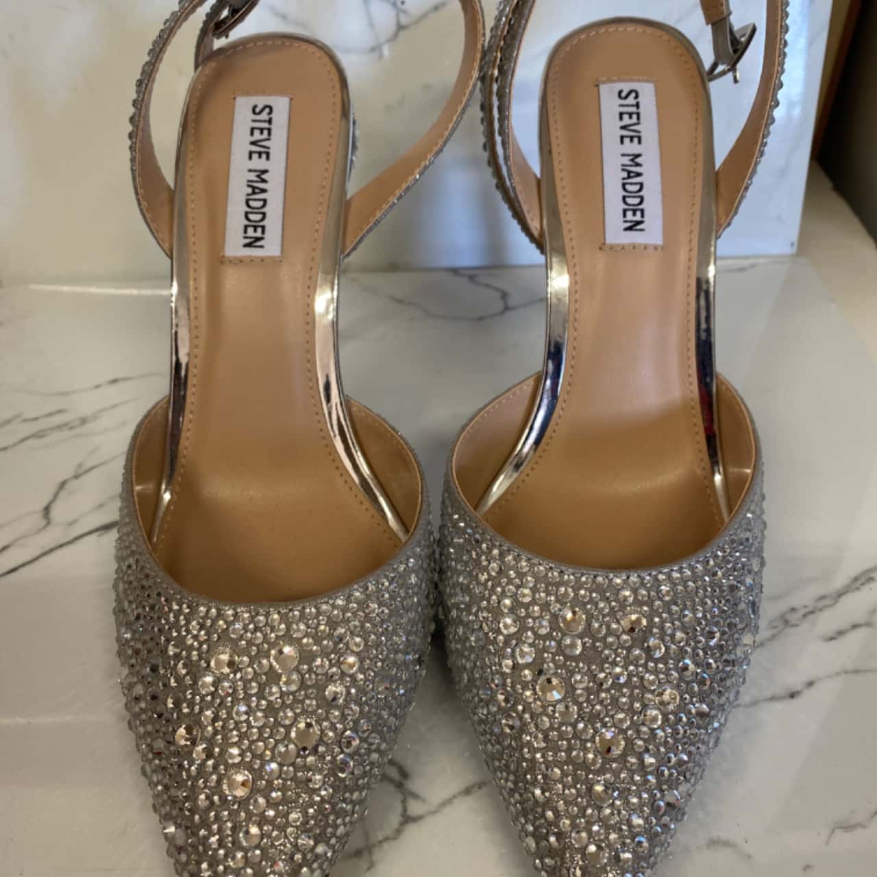 Steve Madden Womens Size 8 Silver (s)