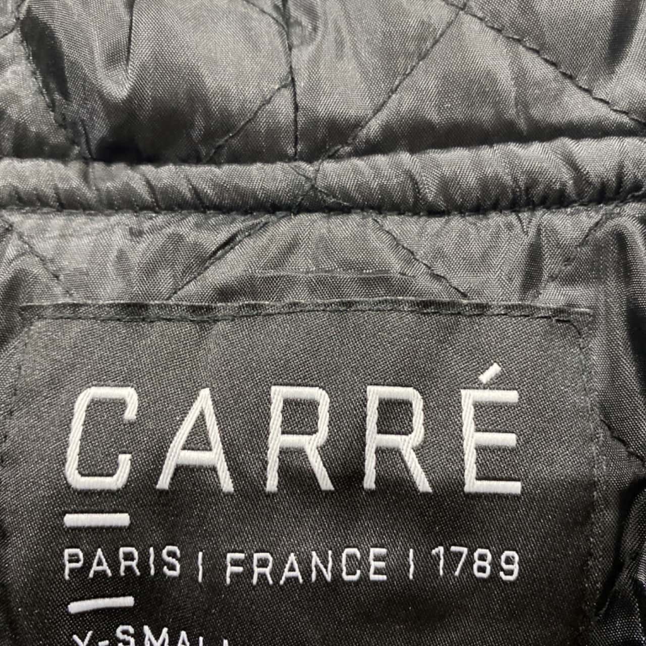 Carre Paris Unisex Jacket Size XS Biker Jacket Black
