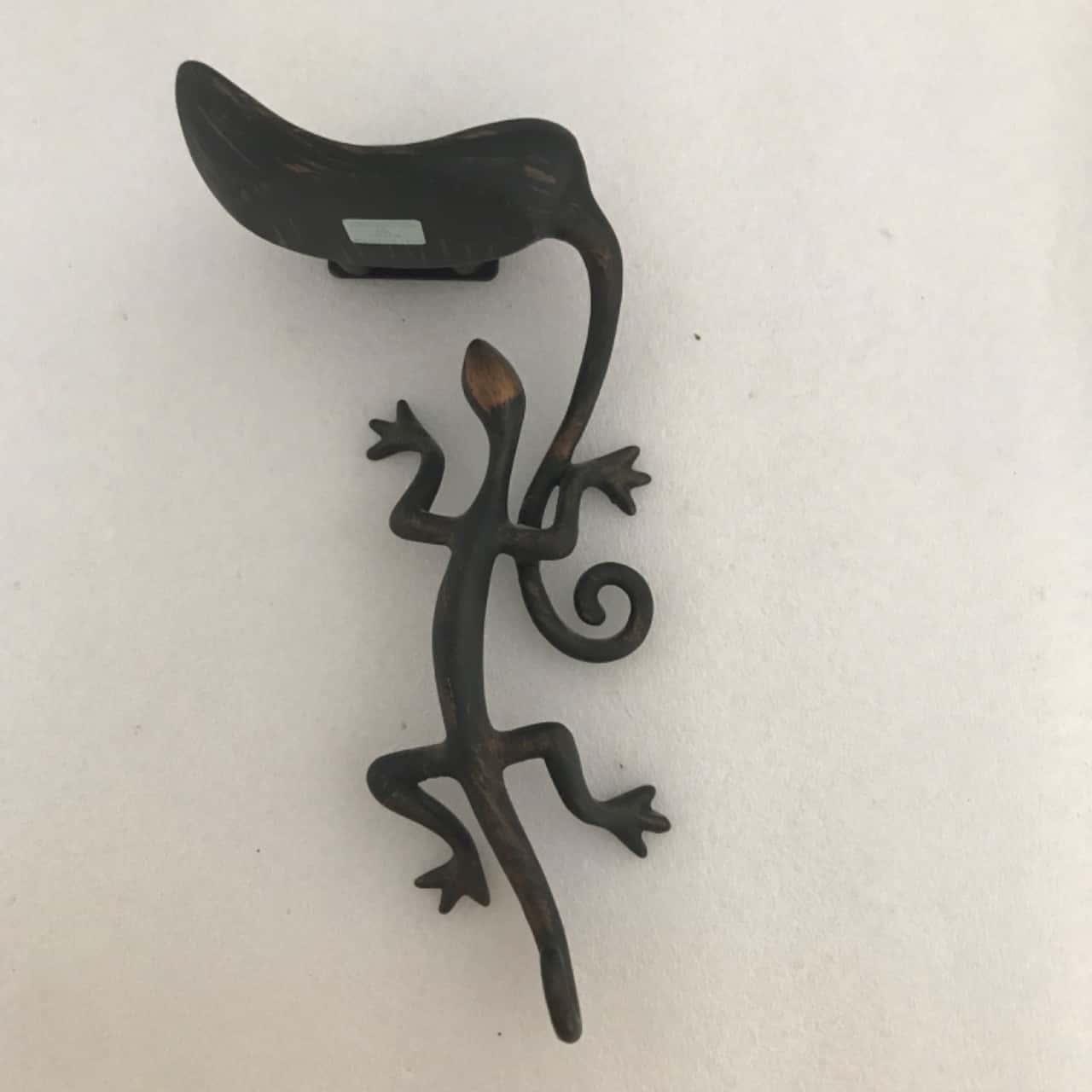NWOT Partylite Metal Tealight Candle Wall Mount Lizard/ ???? (s)