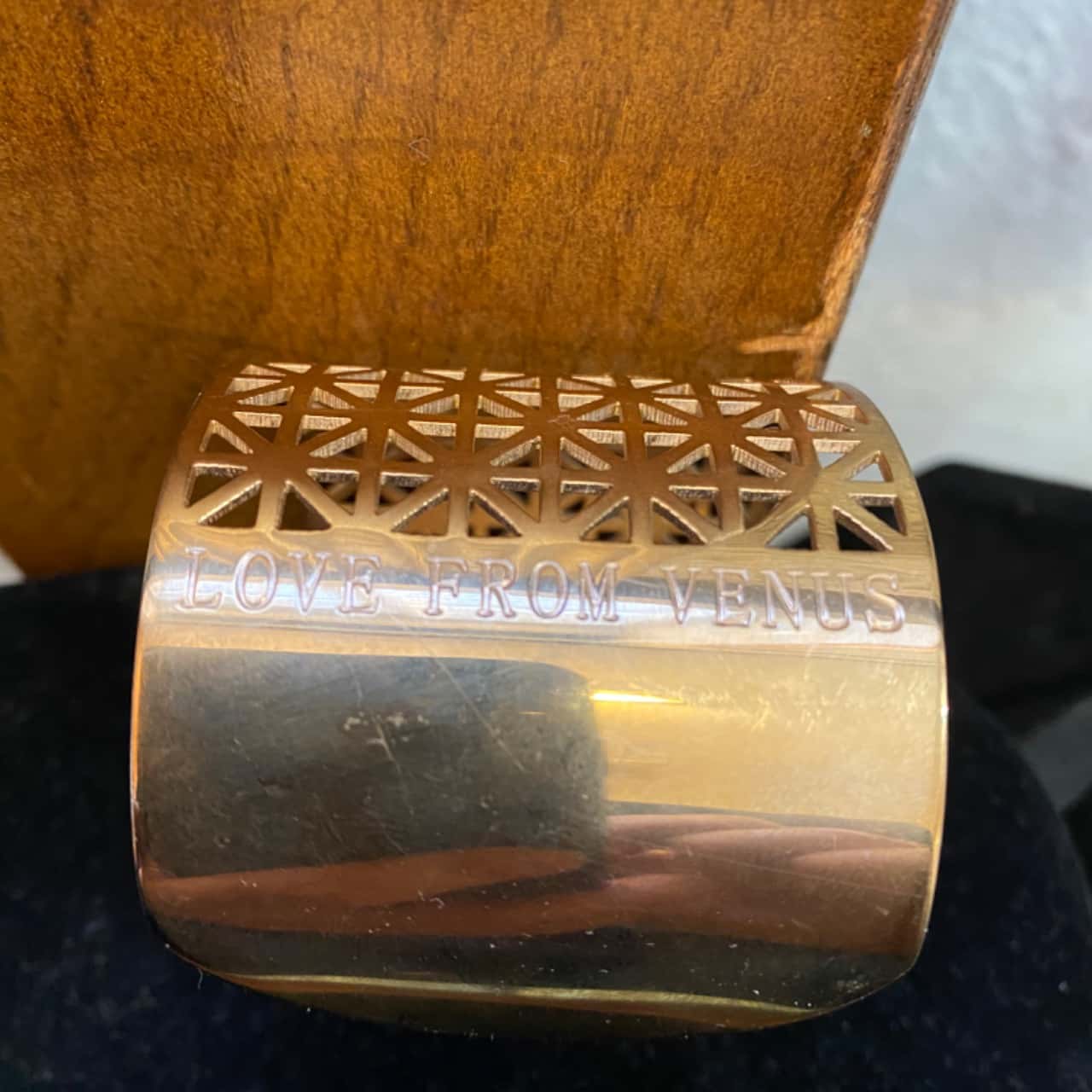 LOVE FROM VENUS Empower Gold Plated Cuff(s)