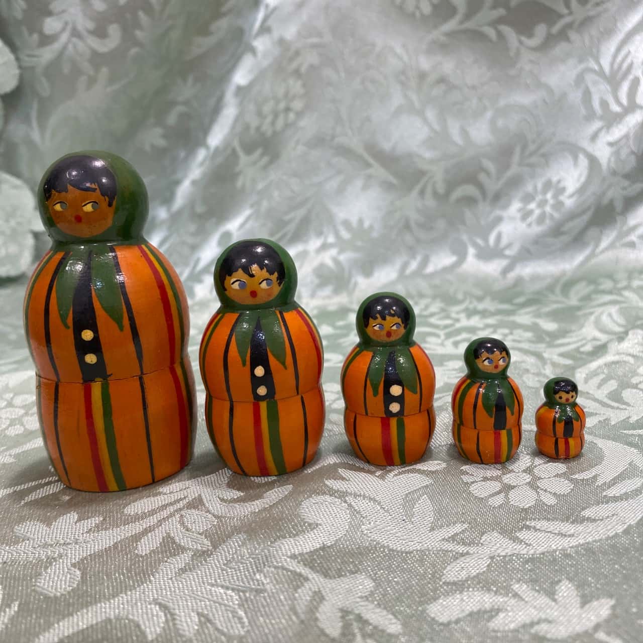 Set of 5 Miniature Nesting Dolls