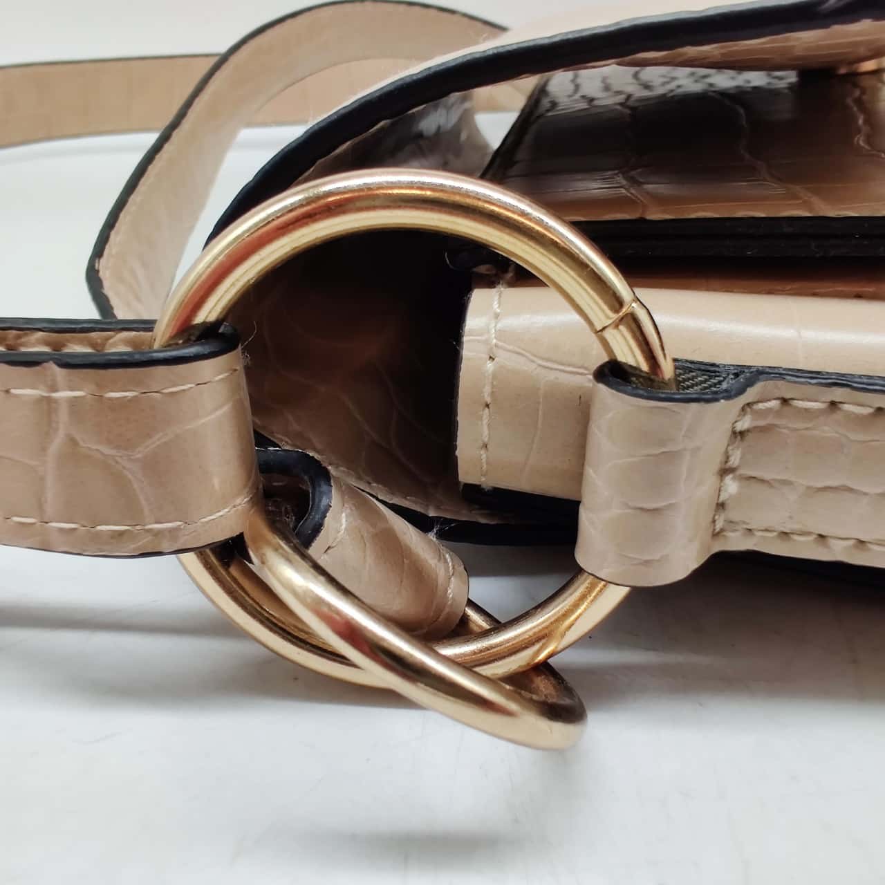 BNWT Tony Bianco Womens Crossbody Satchel Handbag Animal Print / Beige ...