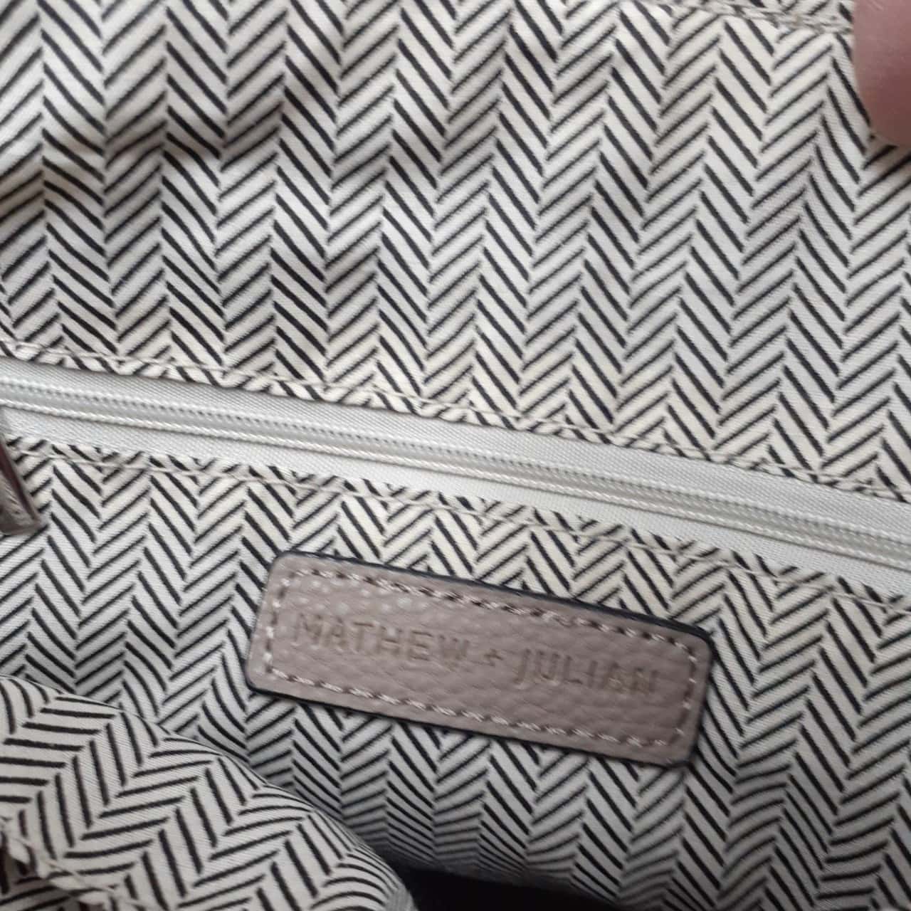 NOW-REDUCED Mathew & Julian - Womens Handbag / Tote Beige (s)