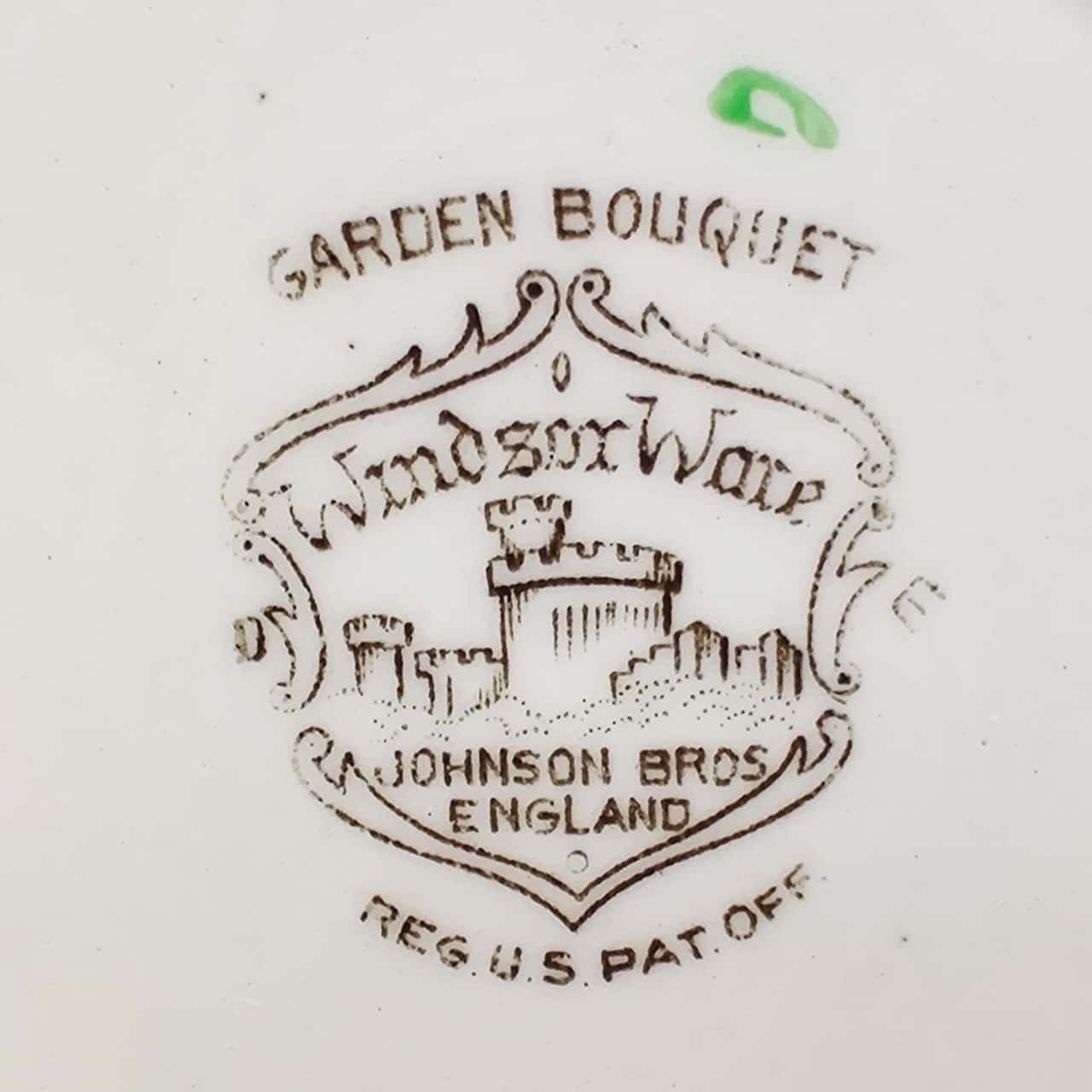 Johnson Bros Windsor Ware Made In England - Set Of 6 Bowls With Garden ...