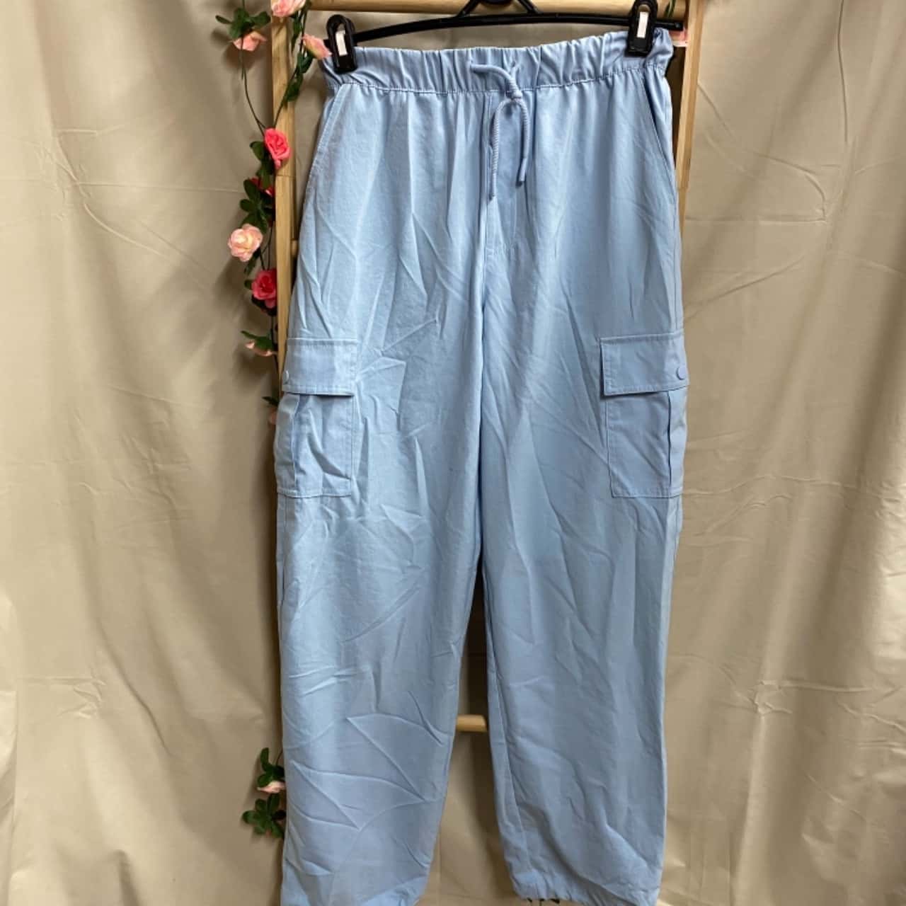 Cotton On Body Womens Size XS Cargo Light Blue, RRP $49.99(s)