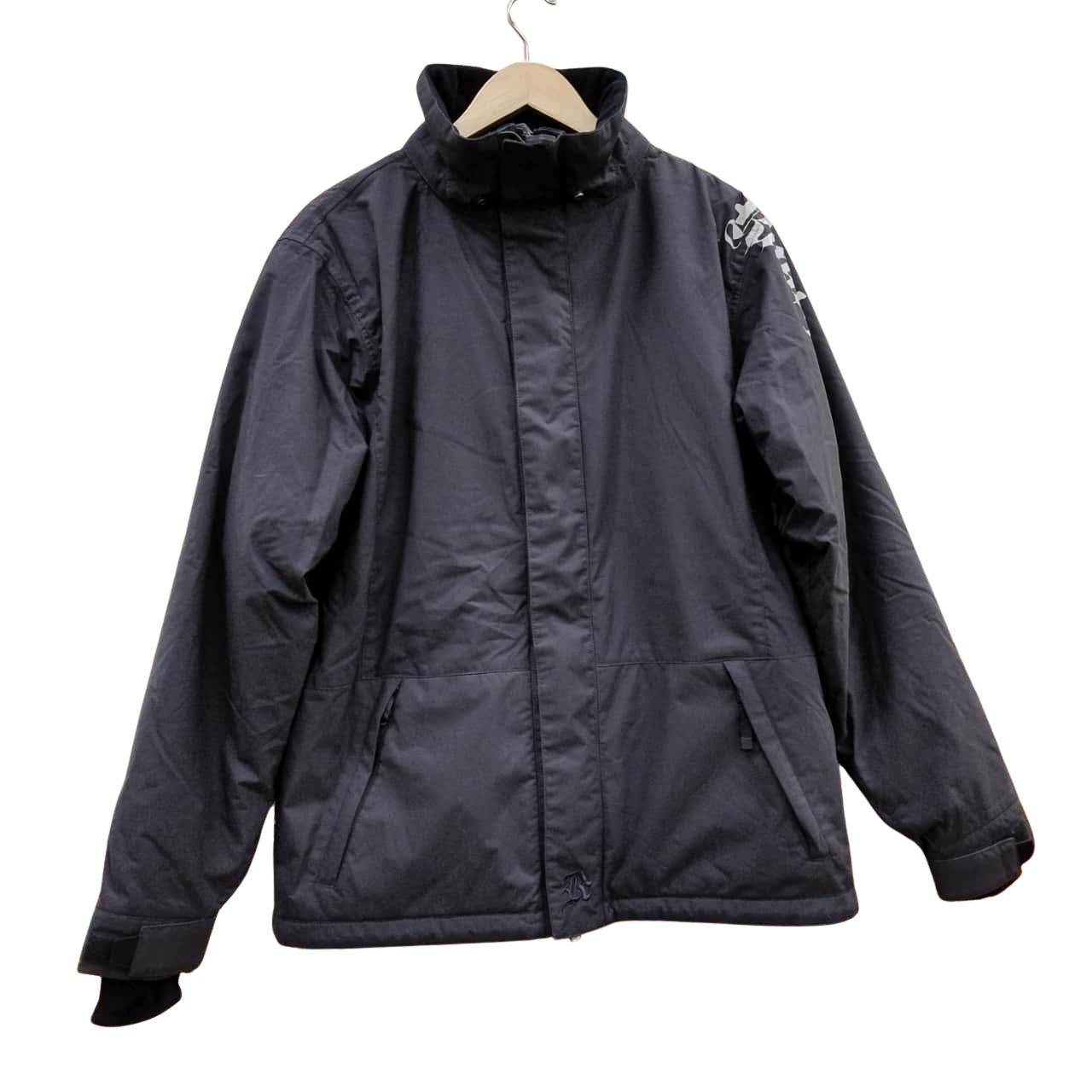 Rusty Mens Size M Winter Jacket Grey (s)