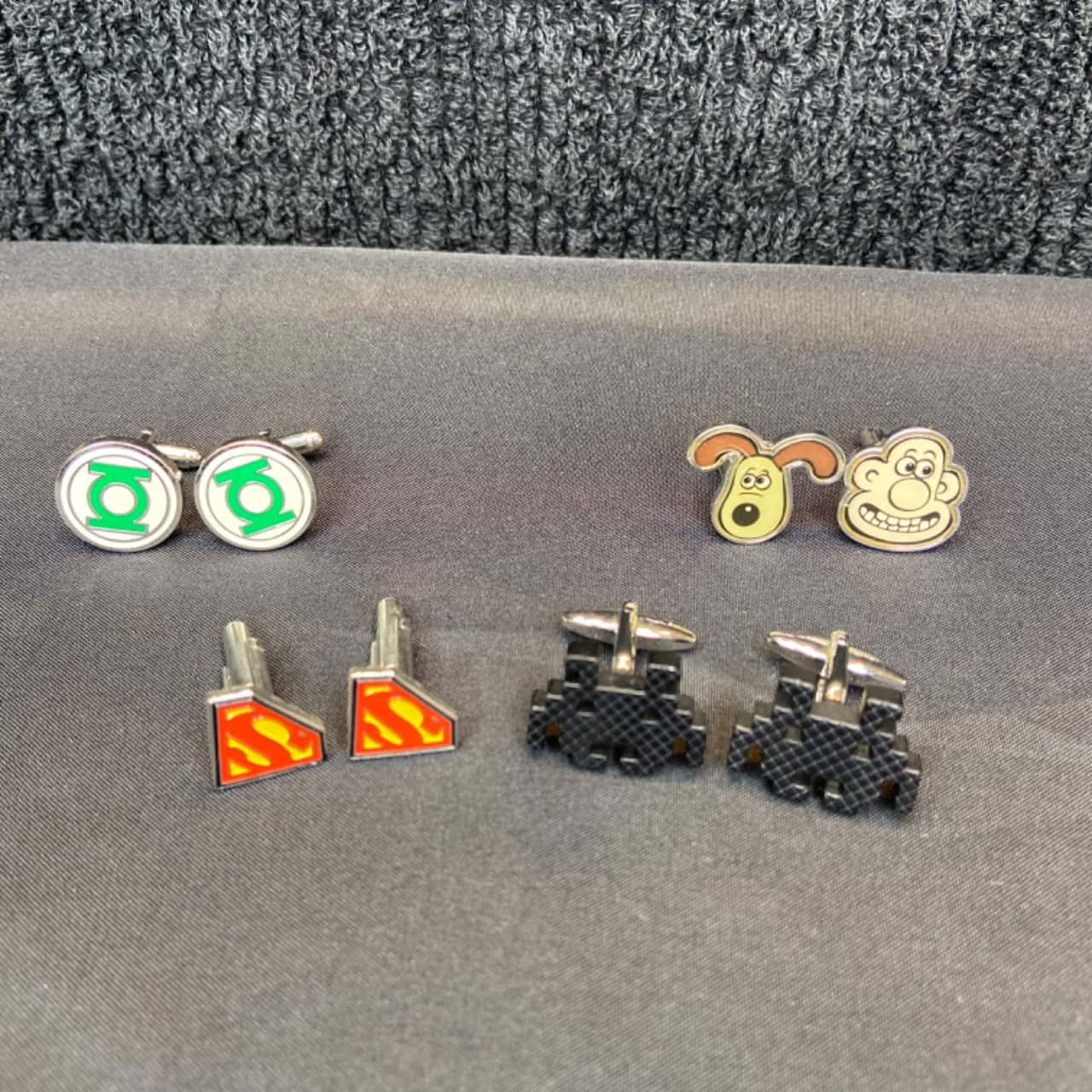 Mens Pop Culture Cufflinks Bundle x 4(s)