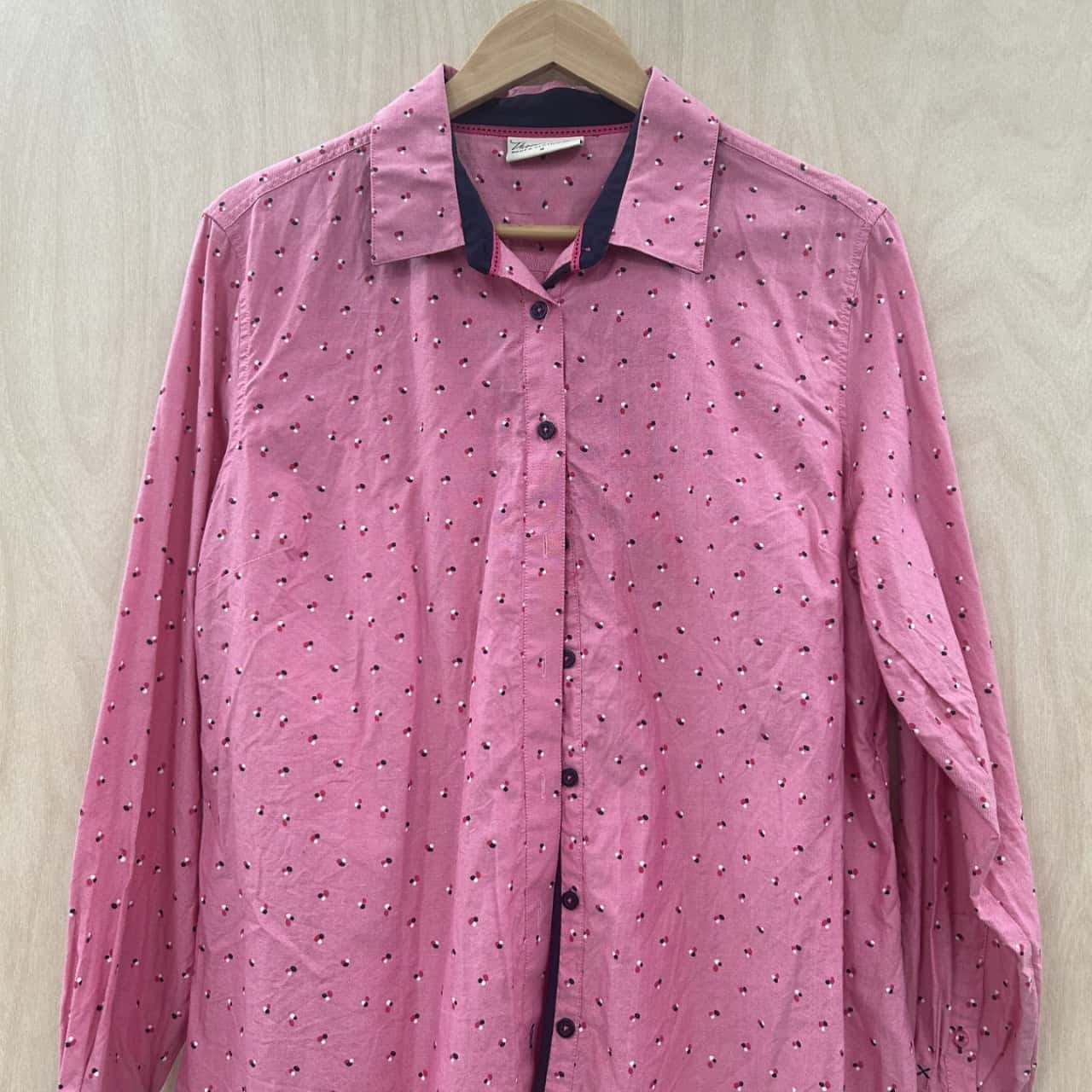 Thomas Cook Womens Size 16 Button Up Pattern / Pink (s)