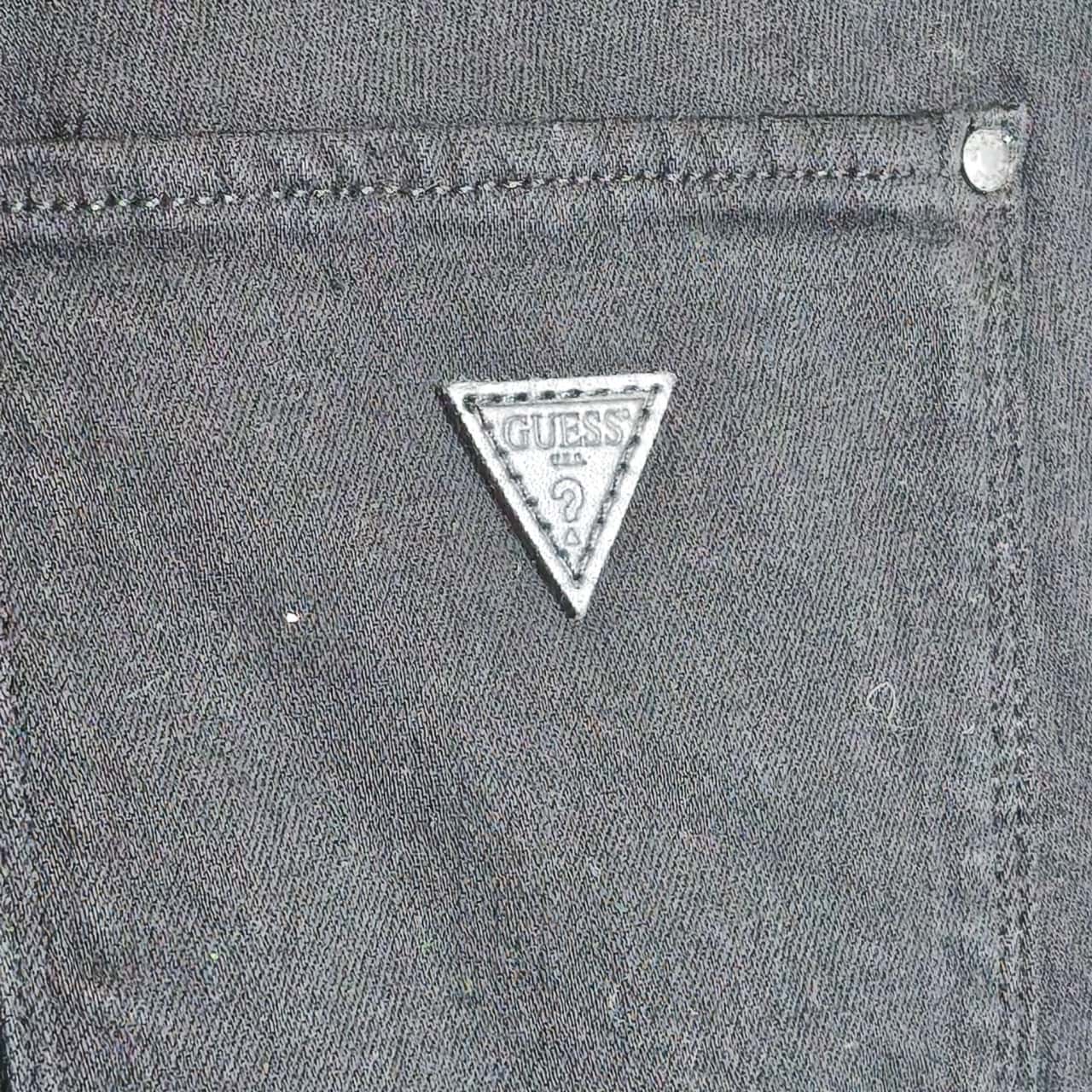 BNWT Guess Super High-Rise Mens Size 26 Chinos Black Pants