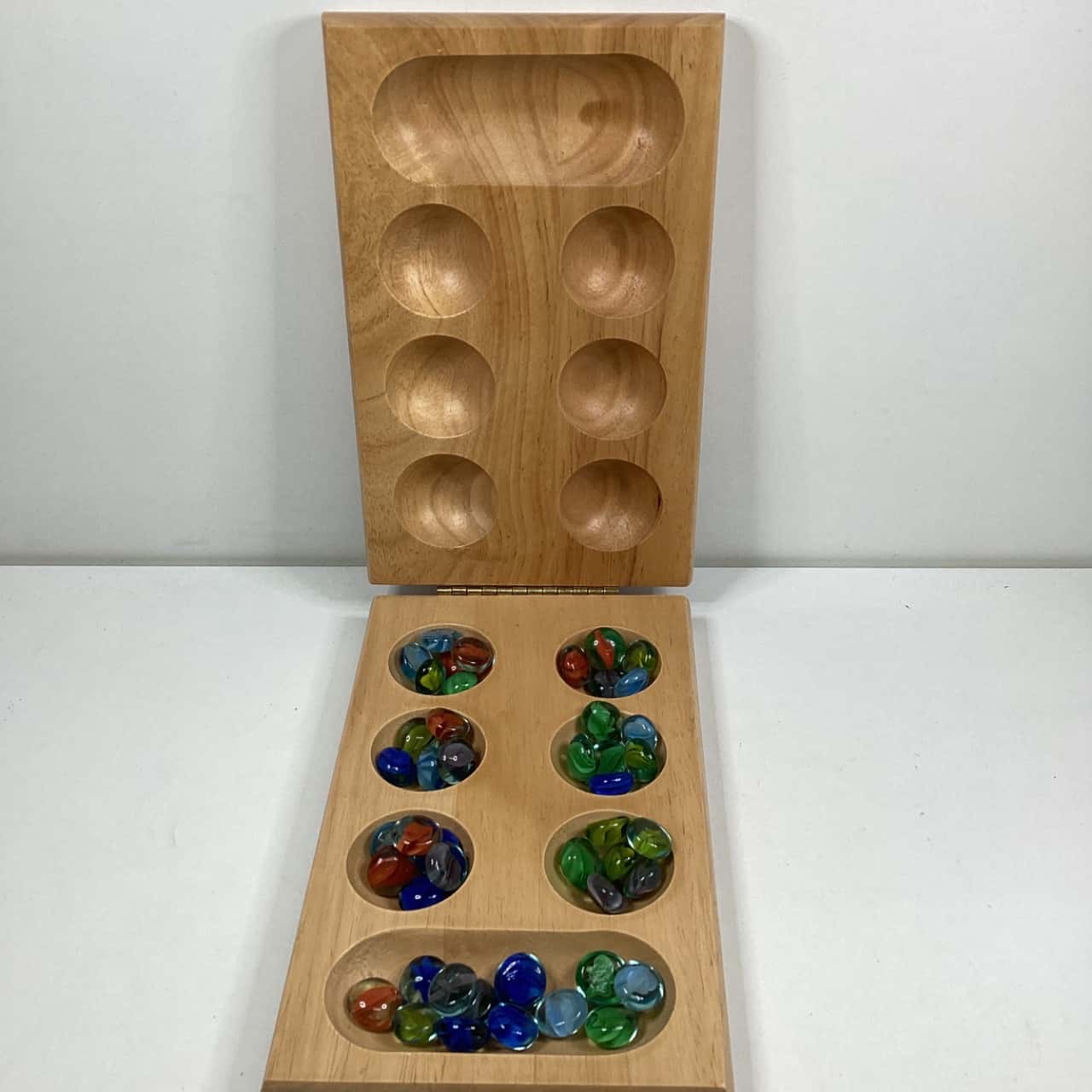 Mancala Solid Wood Folding Game