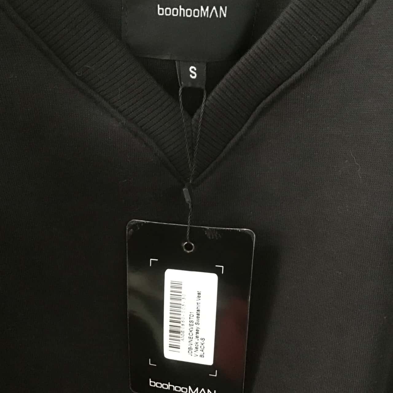 BoohooMAN, Mens, Vest, Size S, Black (s)