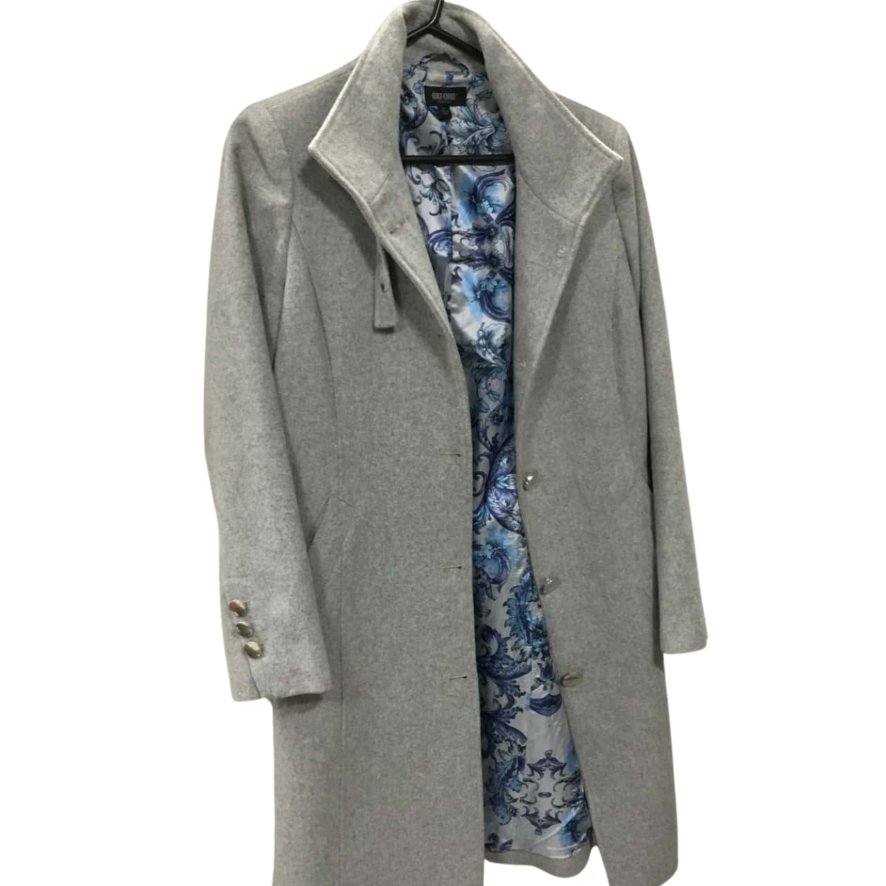Women’s Oxford Size 12 Button Up Grey winter jacket(s) - Used As New ...
