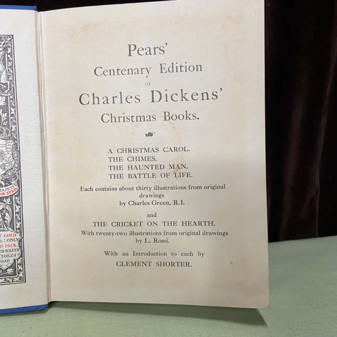 Pears’ Centenary Edition of Charles Dickens’ Christmas Books Hardcover ...