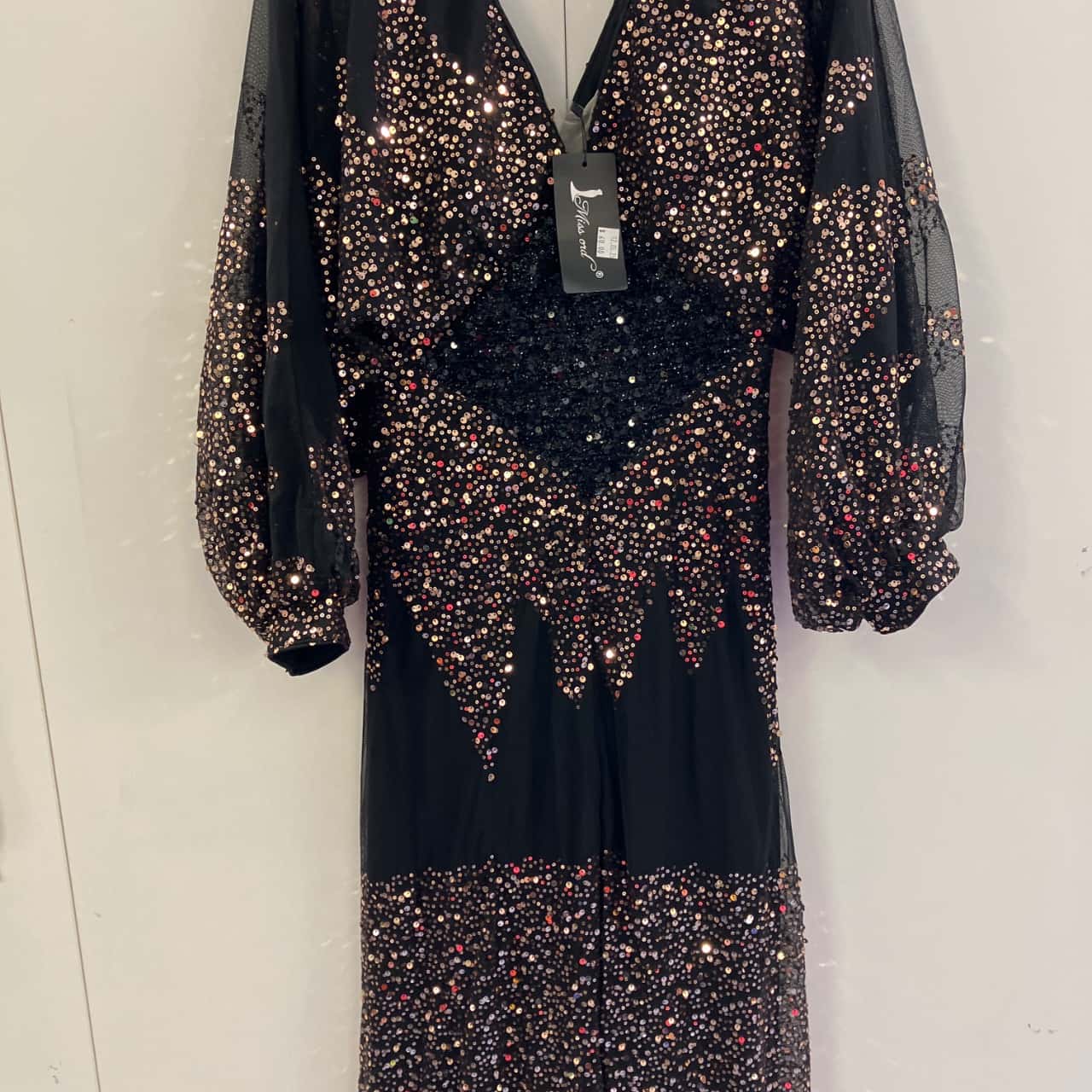 Womens Size XL Formal Dress Black (s)