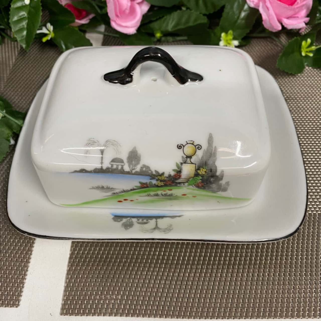 Decorative Butter Dish “Made in Japan”(s)