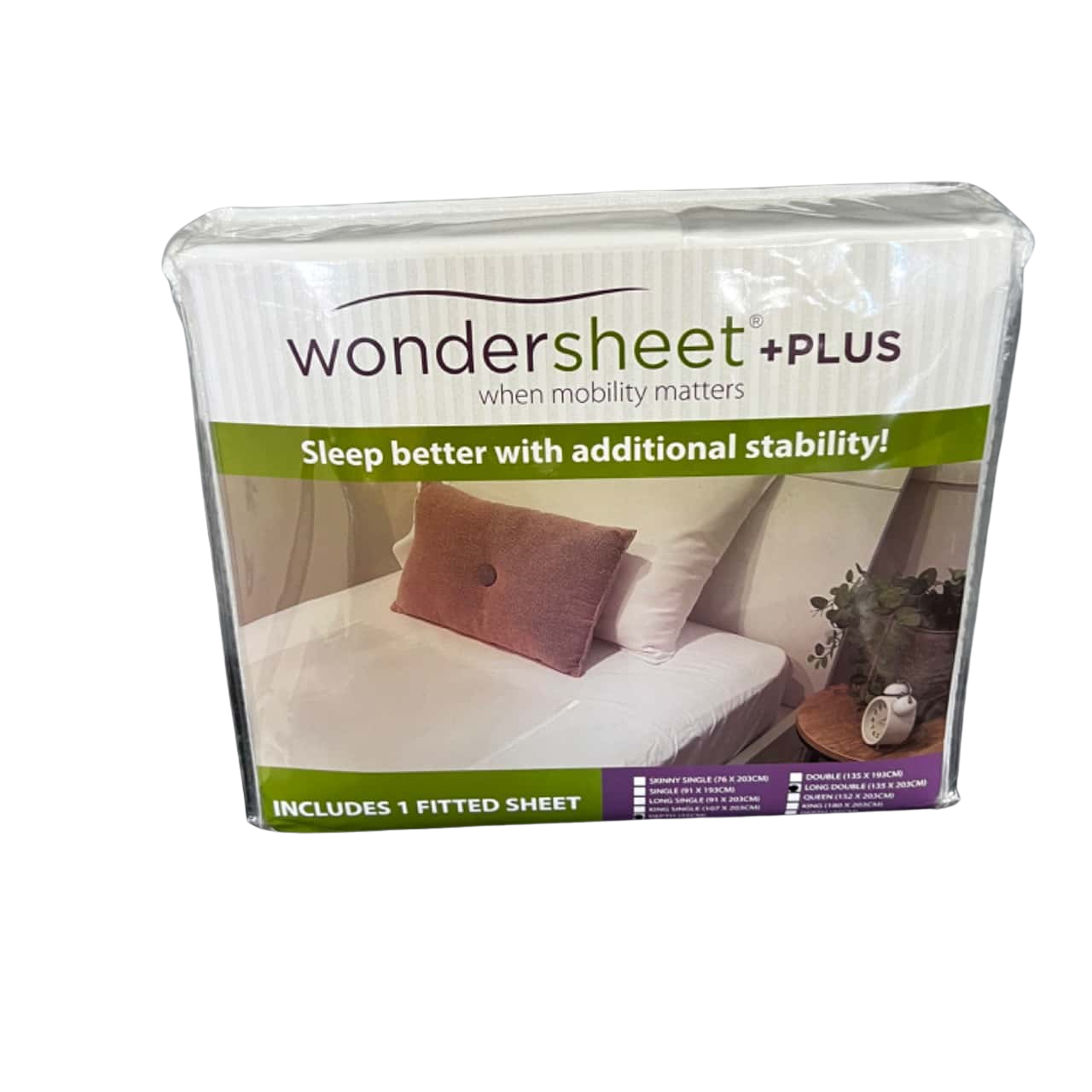 WonderSheet Plus - Mobility Support Fitted Sheet - Long Double(s)