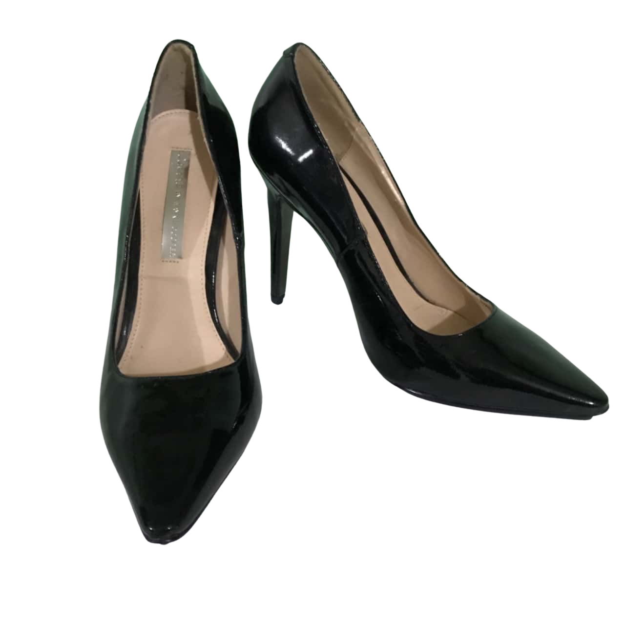 NWOT Wayne Cooper Womens Size 40 Black Patent Leather Stilettos Suit ...