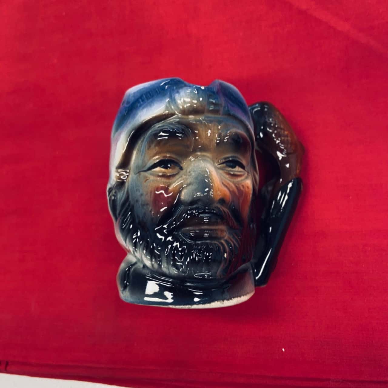 Vintage Toby Style Pirate Face Pottery Stein